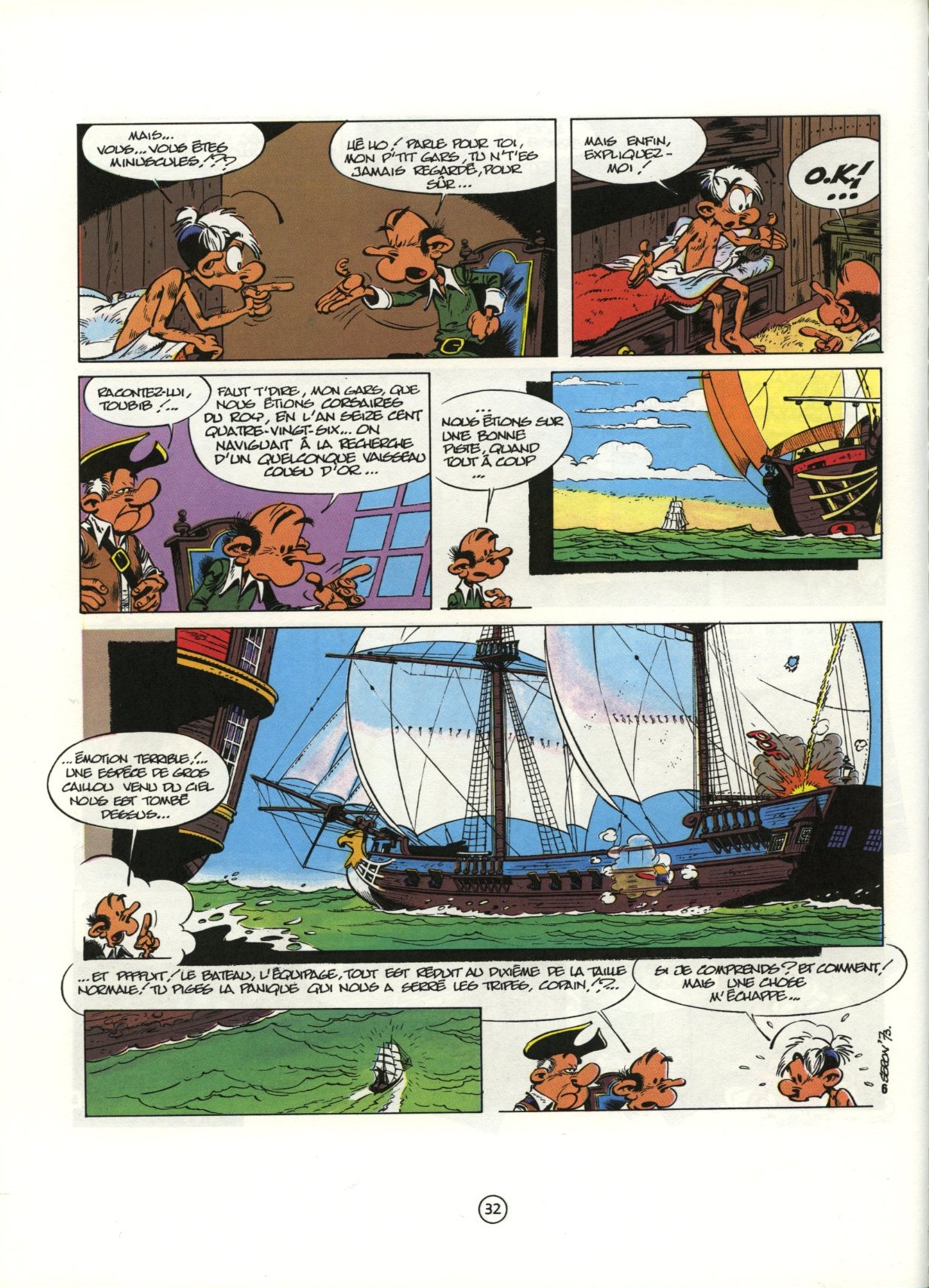 Pierre Seron, Hao, 1973 - Les Petits Hommes, "Les Corsaires du XVIIème ...