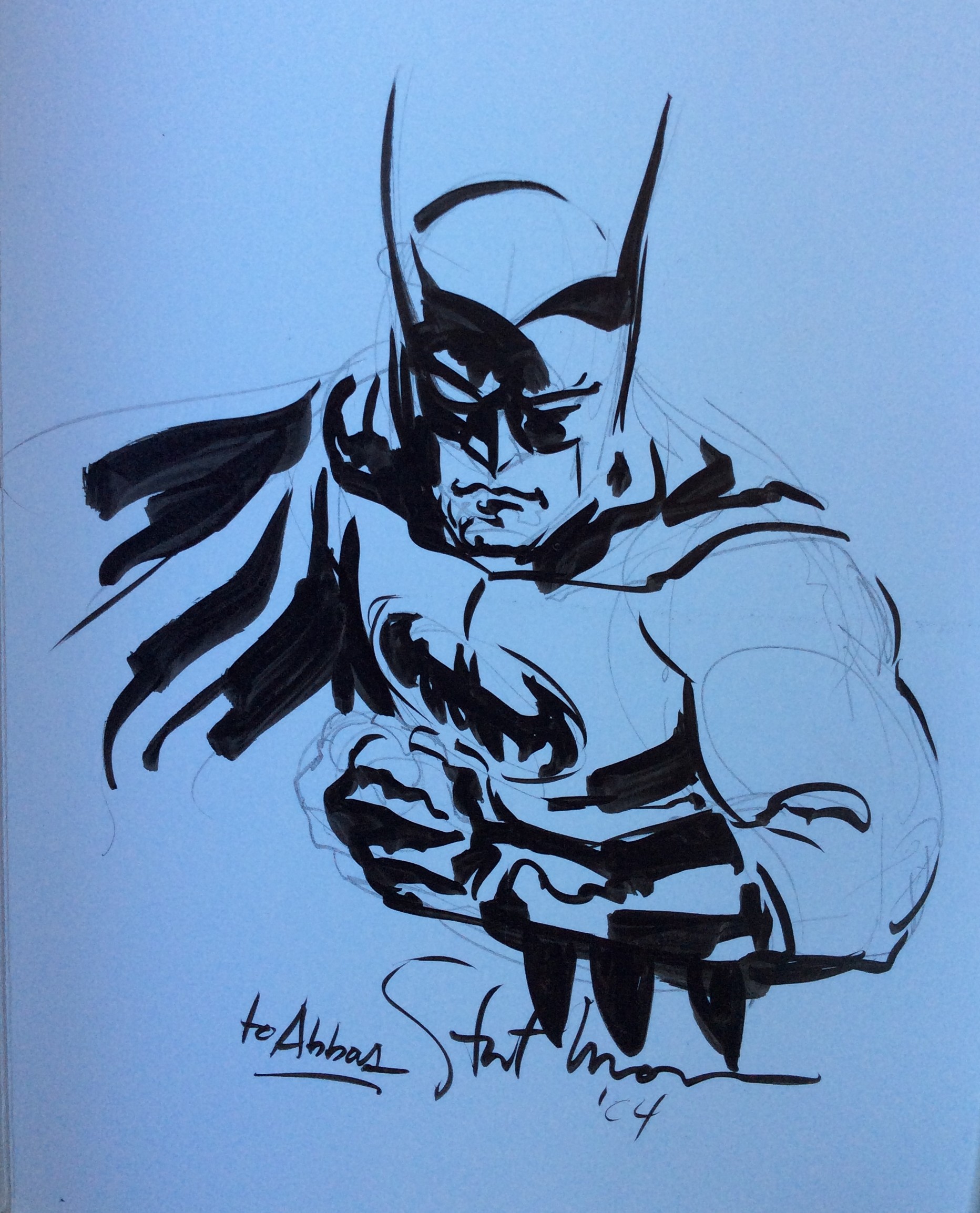 Batman par Stuart Immonen - Dédicace