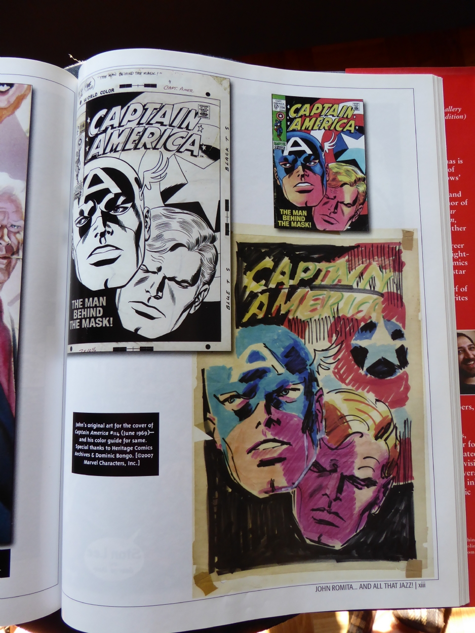 John Romita, Captain AMERICA 114 Croquis couverture - Œuvre originale