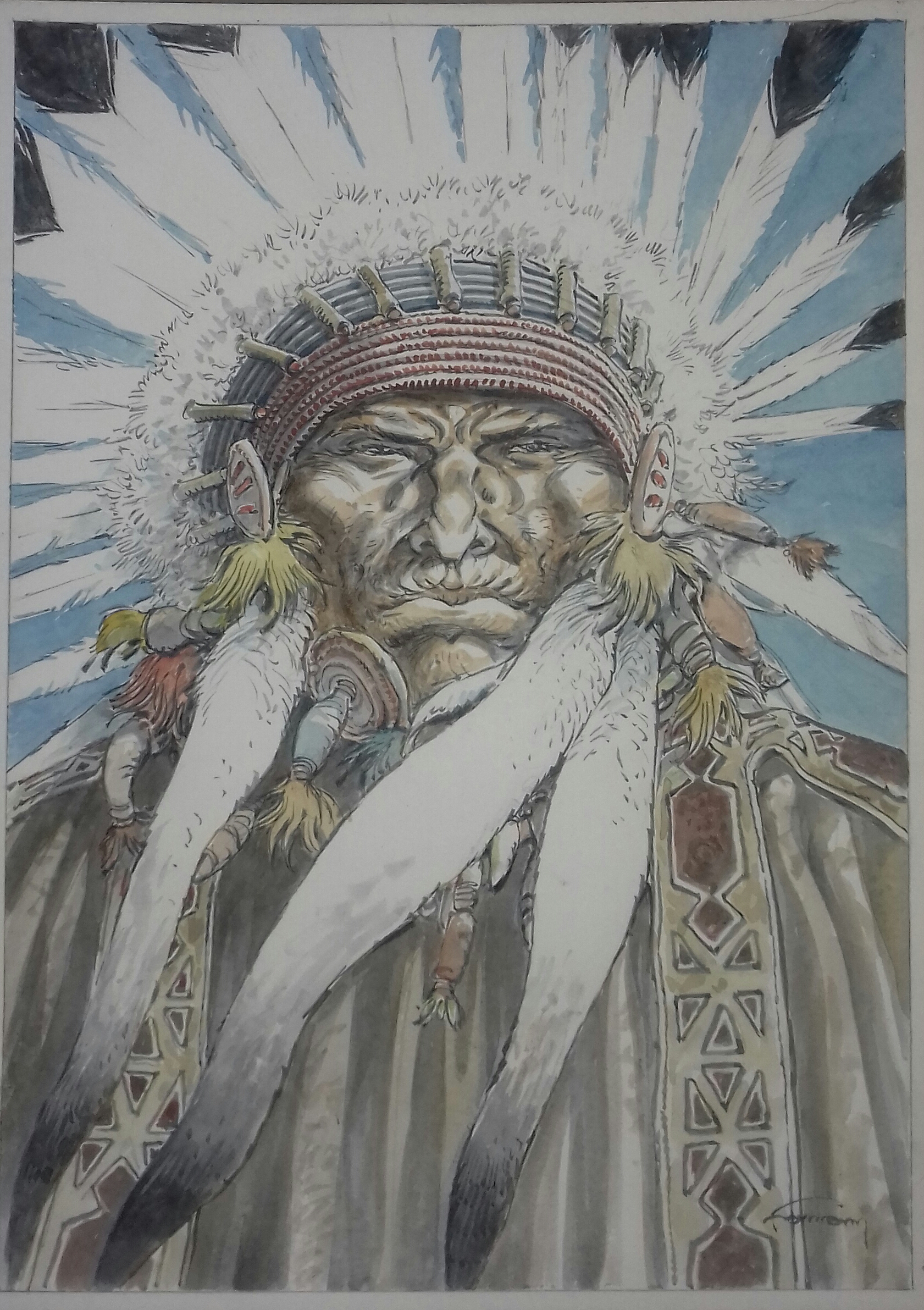 Hermann Comanche par Hermann, Greg - Illustration