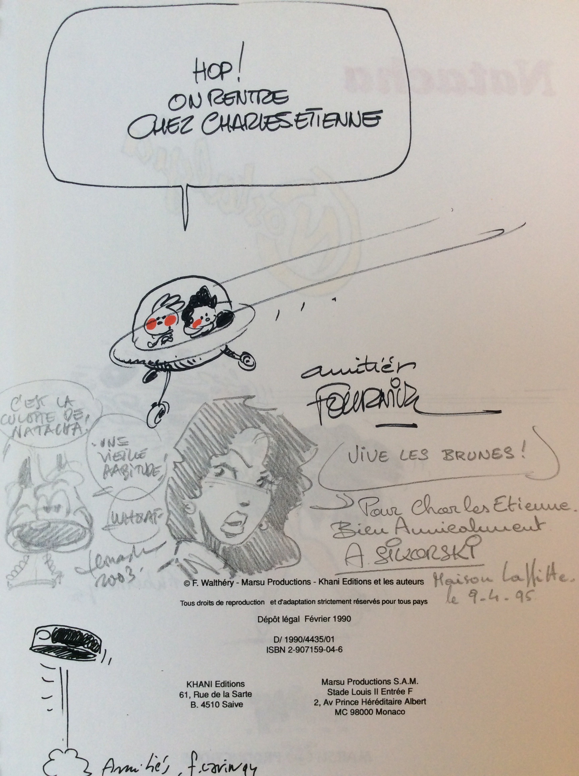 Natacha Nostalgia par Riff Reb's, Jean-Claude Fournier, Vittorio ...