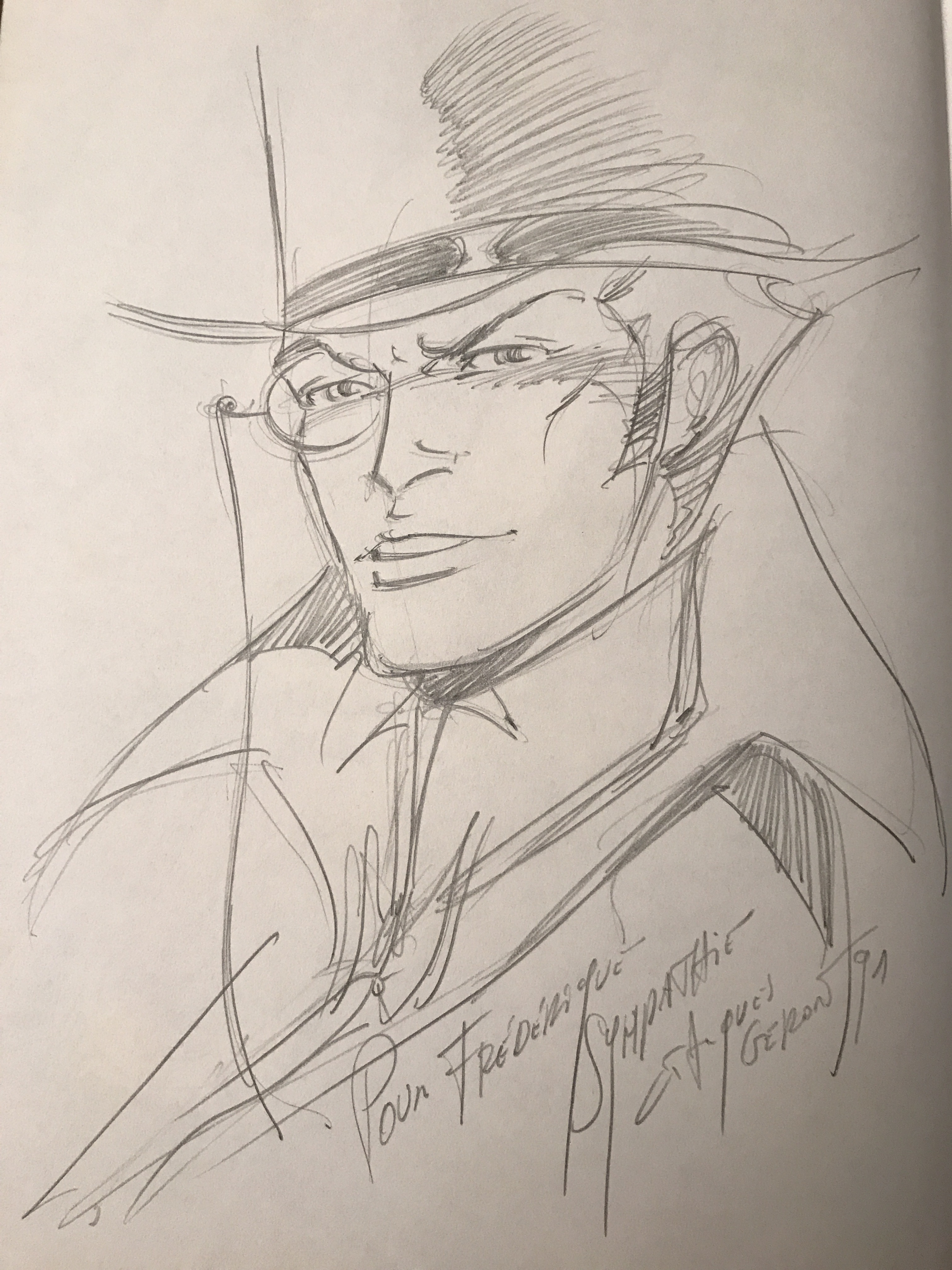 Jacques Géron, Arsène Lupin 813 les 3 crimes - Dédicace