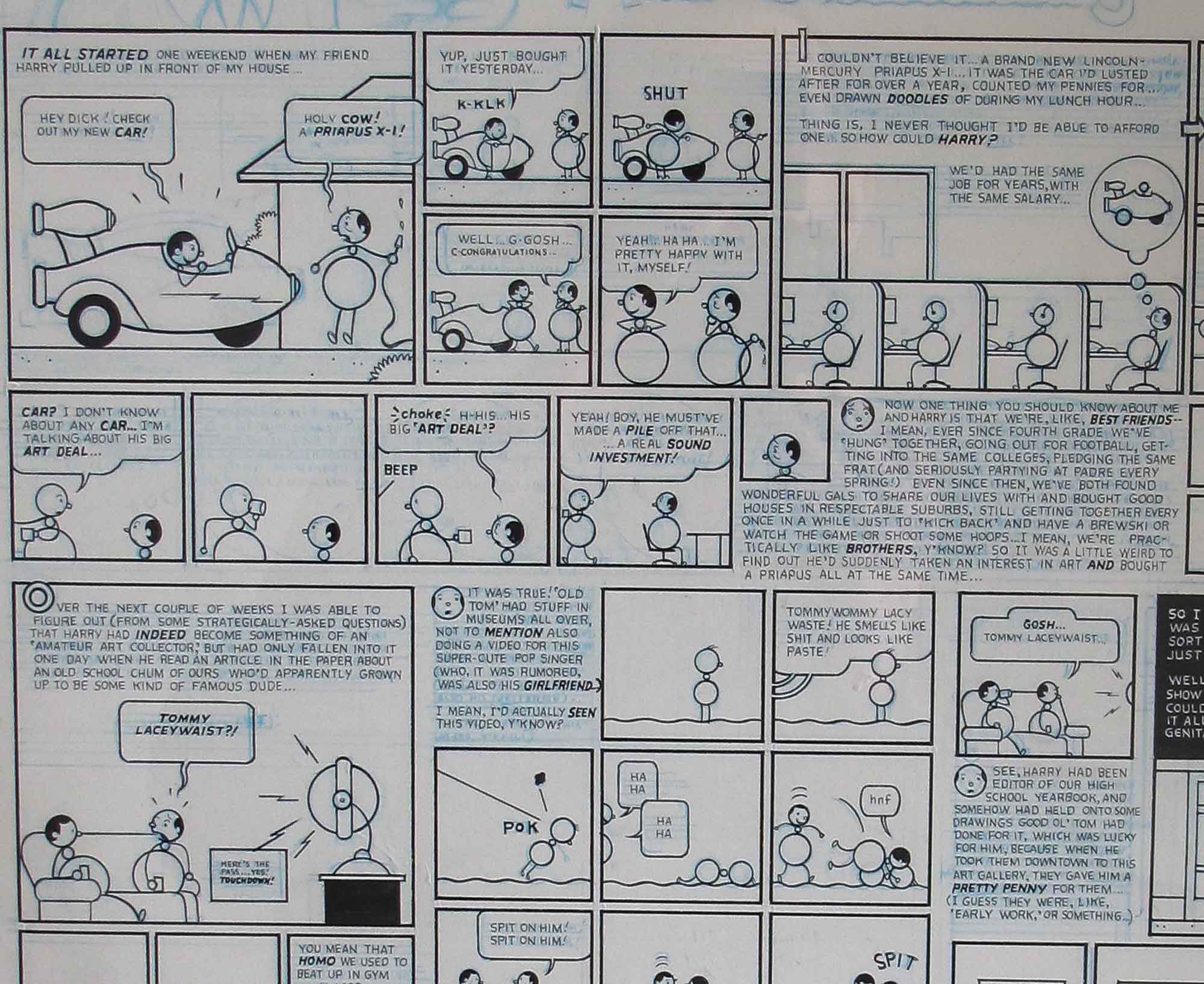 Chris Ware's Acme Novelty Library - Planche originale