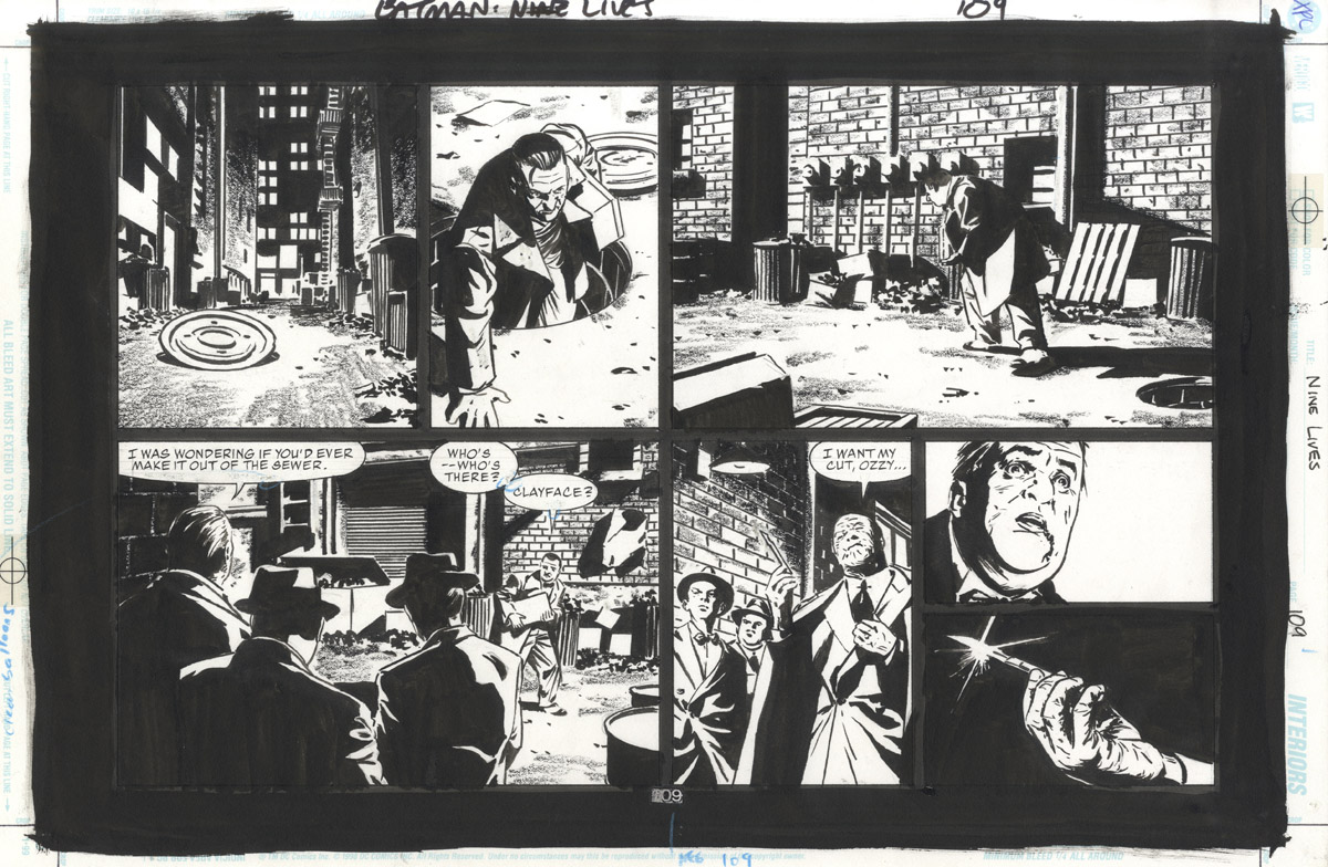 Michael Lark, Dean Motter, Bill Oakley, Batman - Nine Lives P109 ...