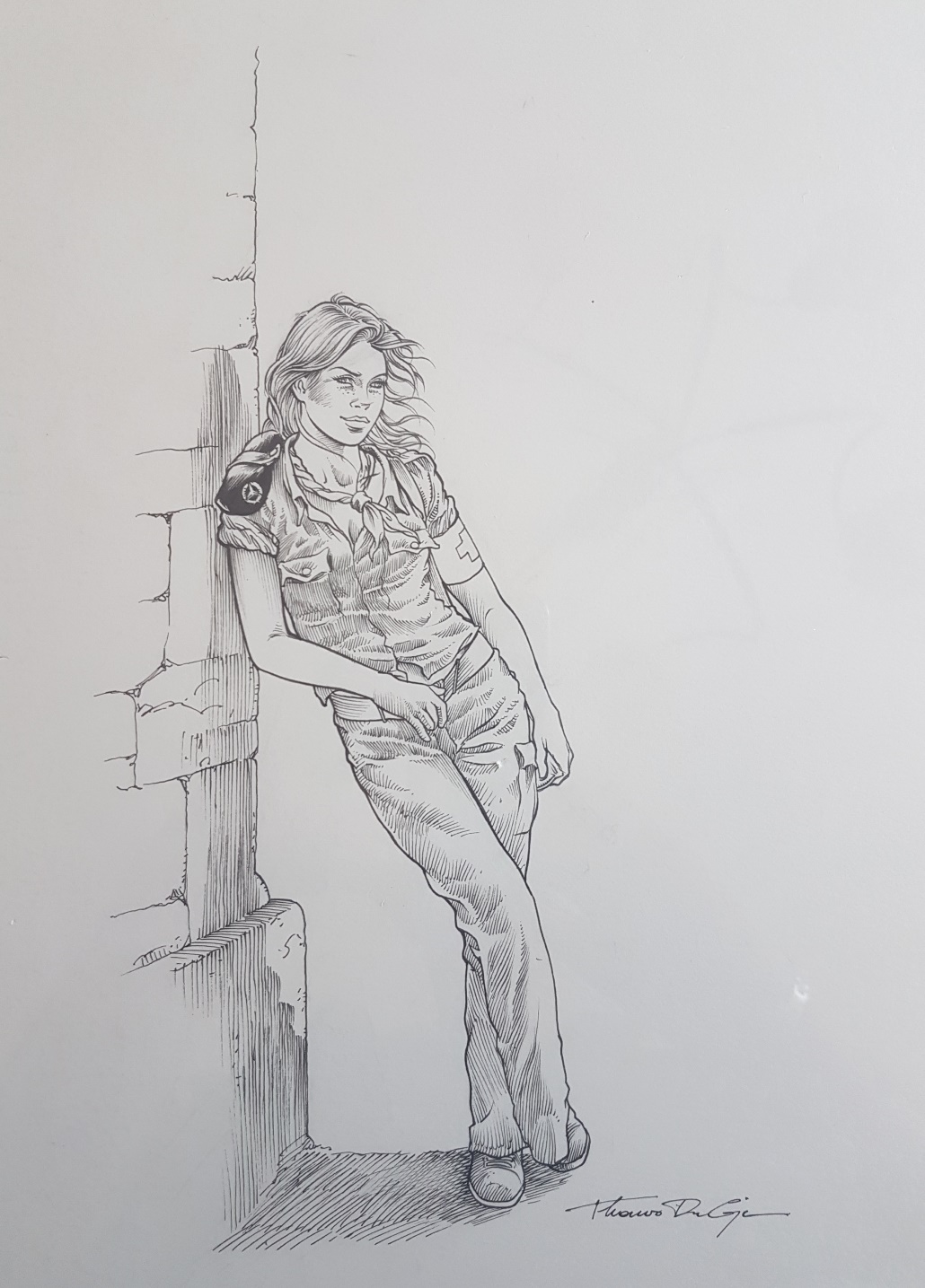 Betty by Thomas Du Caju - Original Illustration