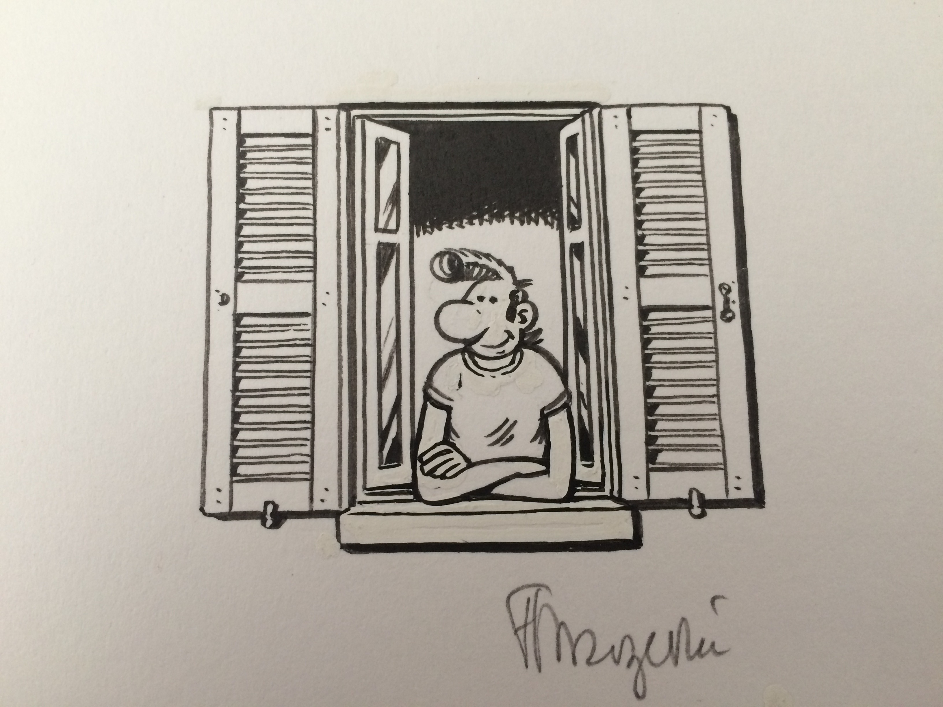 Lucien par Frank Margerin - Illustration originale