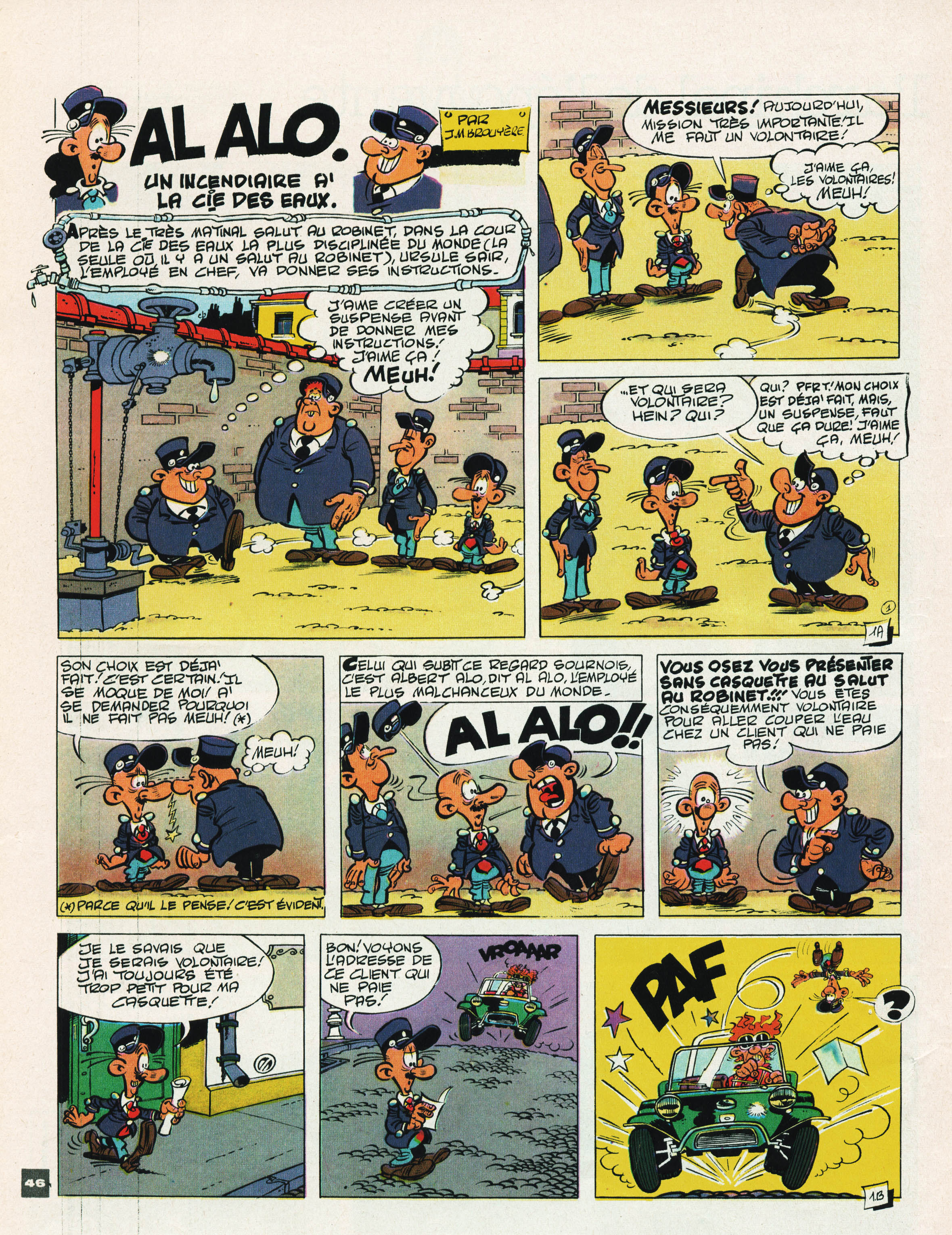 Al Alo par Jean-Marie Brouyère - Planche originale