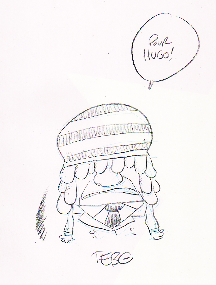 Tébo, Dédicace de Tébo - Le président (Captain Biceps) - Dédicace