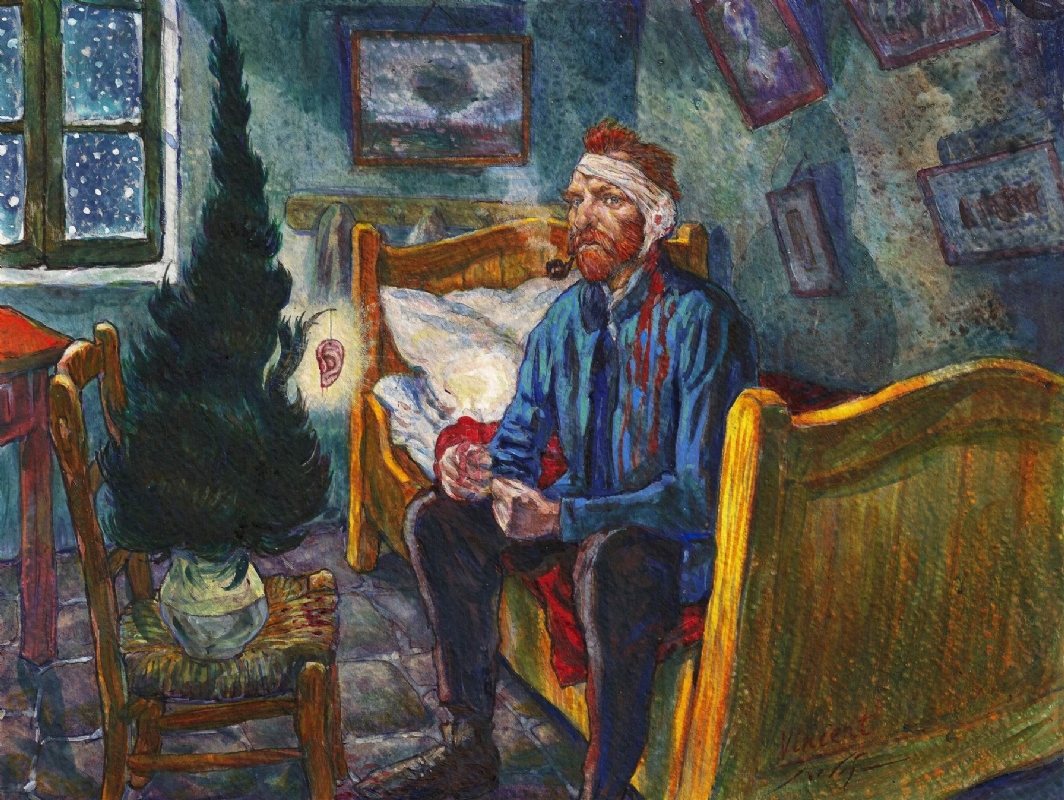 Gradimir SMUDJA - Vincent van Gogh (Christmas in Arles) - Original ...