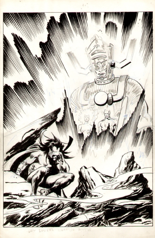 John BUSCEMA_ Unpublished art for "Silver Surfer Judgement Day ...
