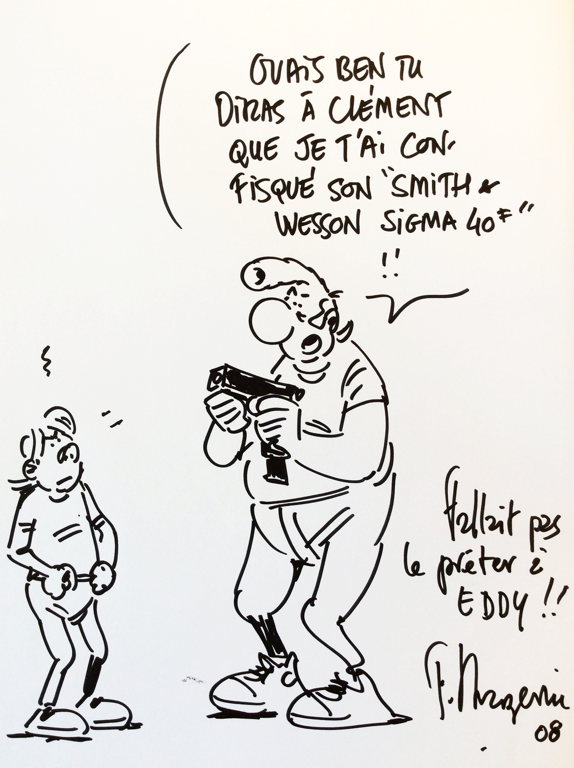 Lucien by Frank Margerin - Sketch