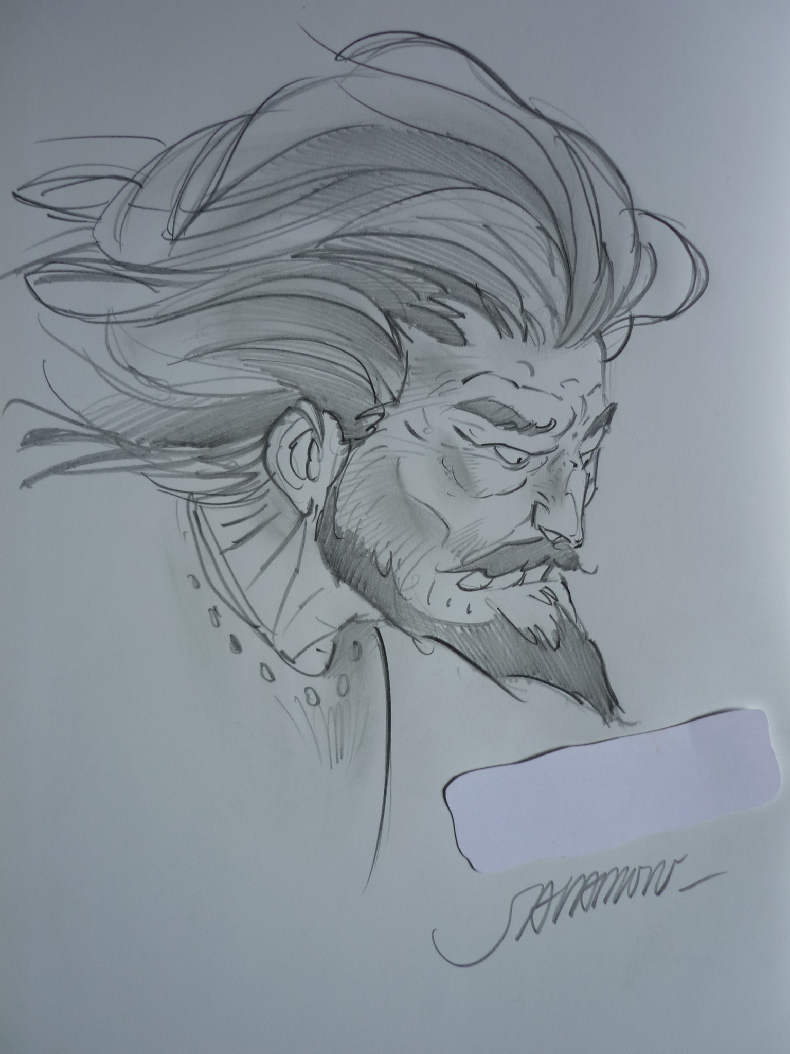 Aguirre par Luc Jacamon - Dédicace