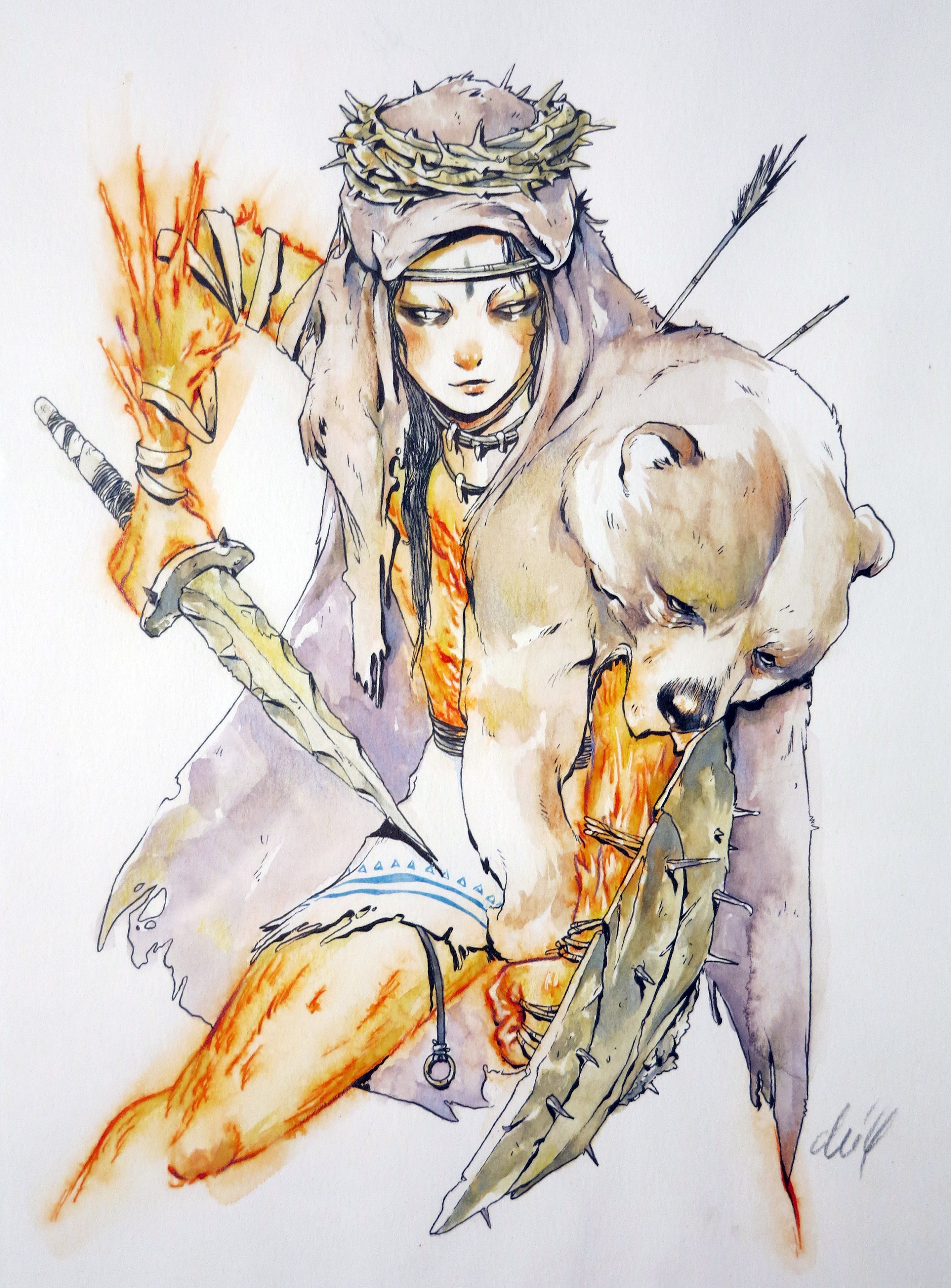 Flux 14 par Chuma Hill - Illustration originale