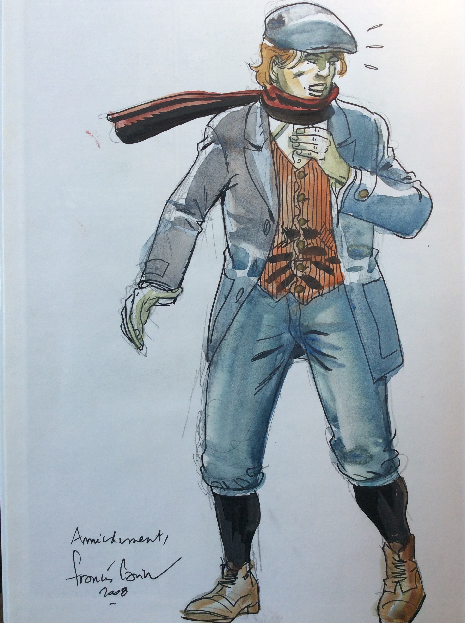 Sydney Bruce par Francis Carin - Dédicace