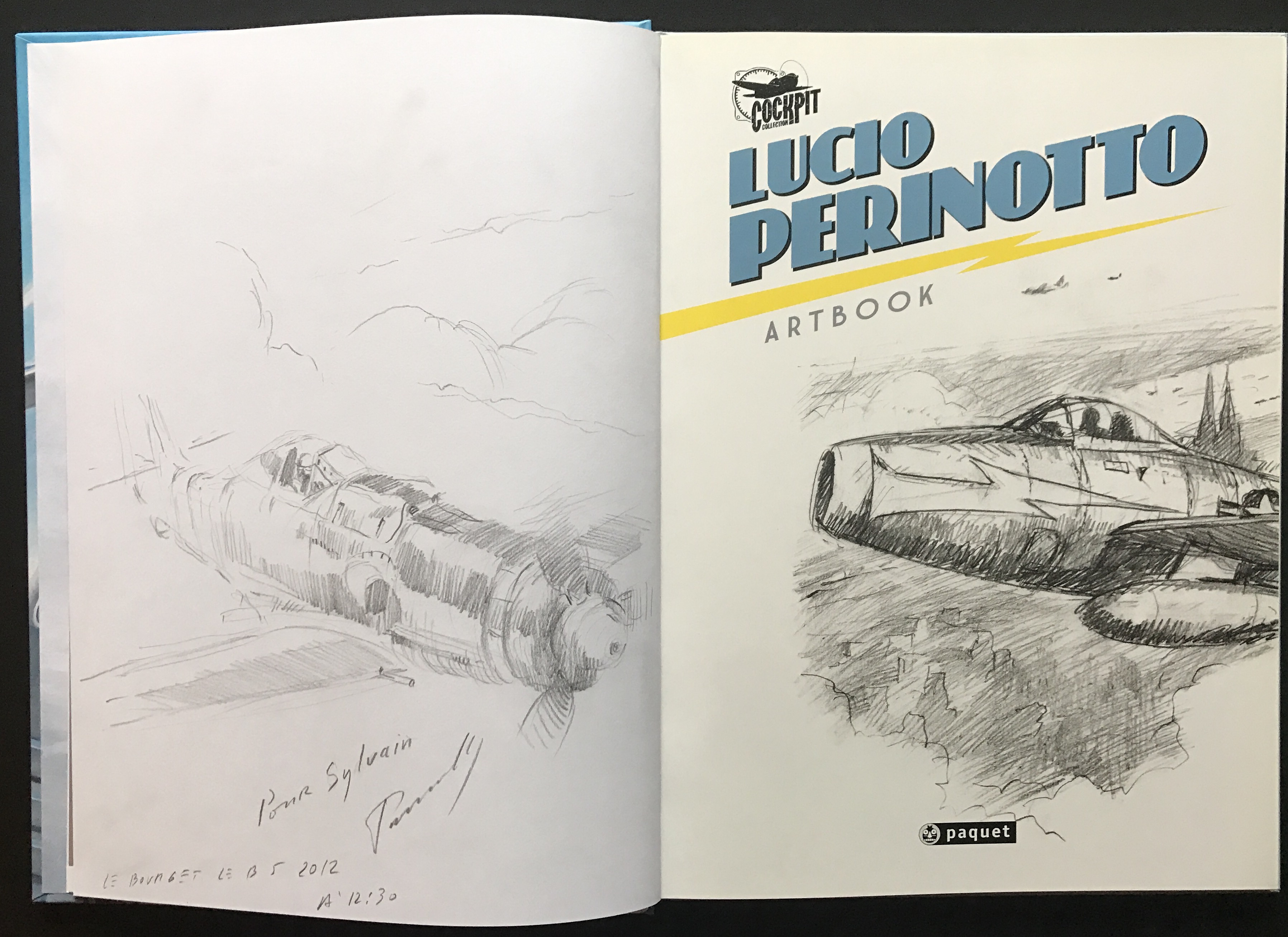 Lucio Perinotto, Fock wulf 190 - artbook tome 1 - Sketch