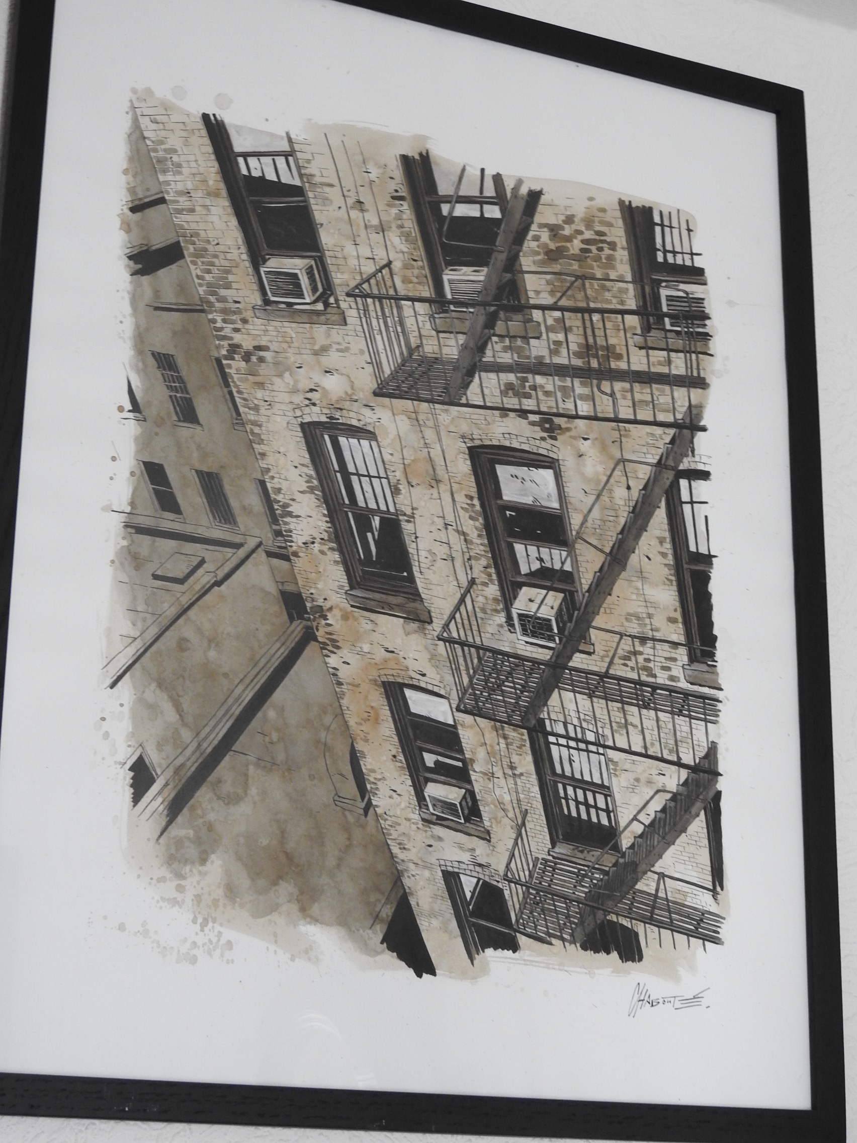 New-York by Christophe Chabouté - Original Illustration