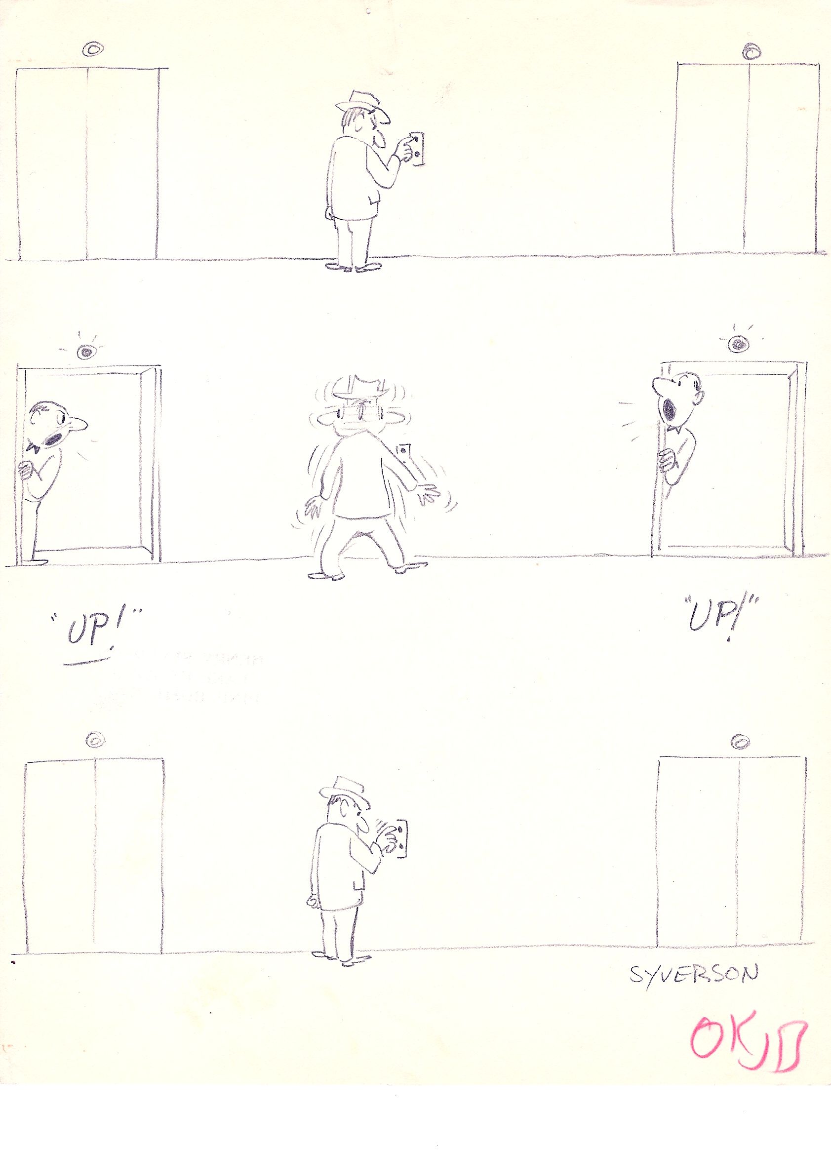 Elevator par Henry Syverson - Illustration originale