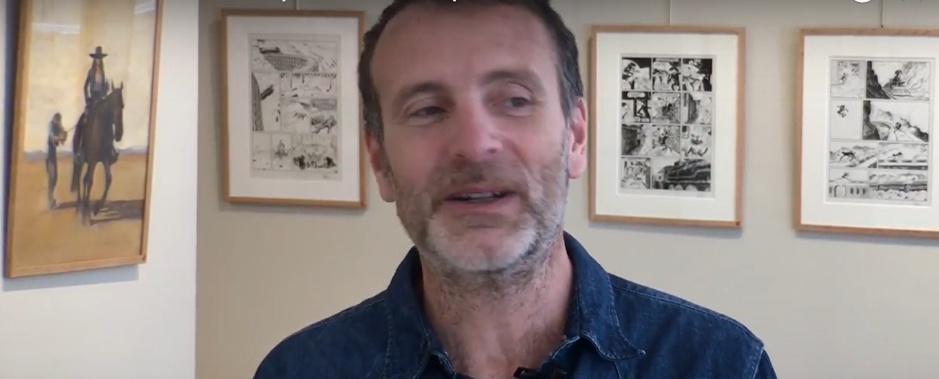 Christophe Blain, 2005 - Gus : Nathalie , diptyque - Planche originale