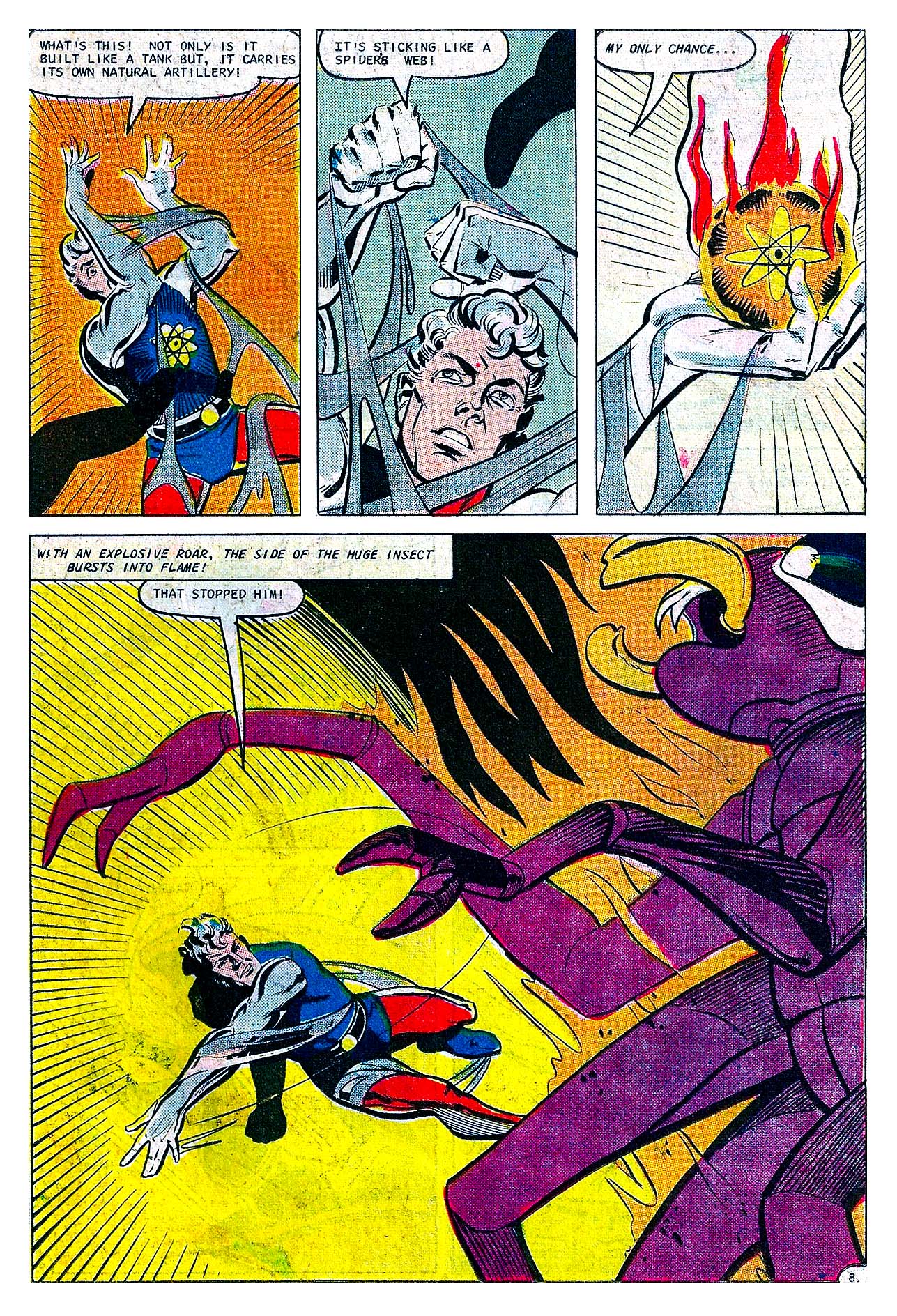 Steve Ditko, Frank McLaughlin, Captain Atom 88 page 8 - Planche originale