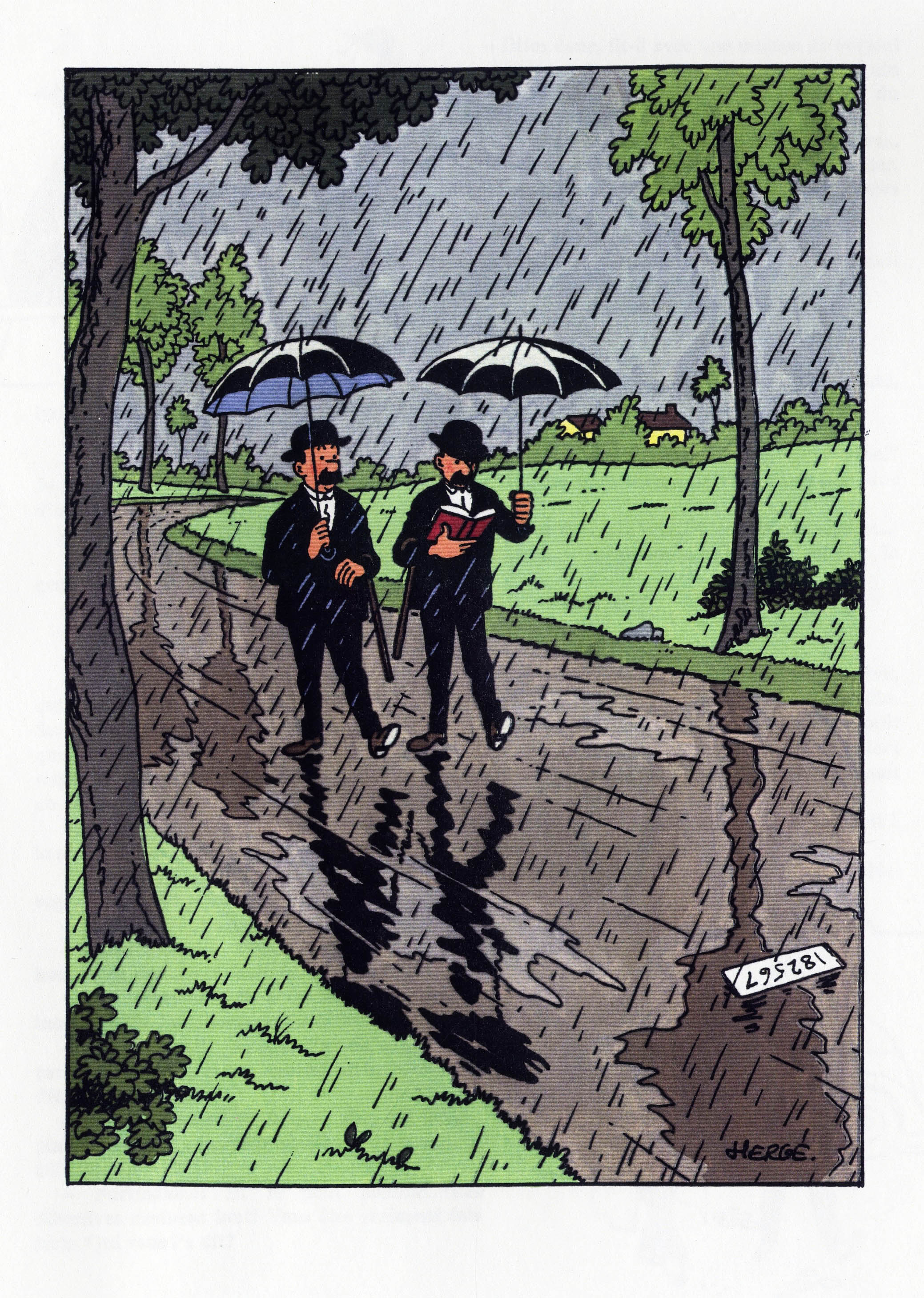 Yves Rodier, Hergé, 1995 - Tintin / Kuifje - Dupont et Dupond / Jansen ...