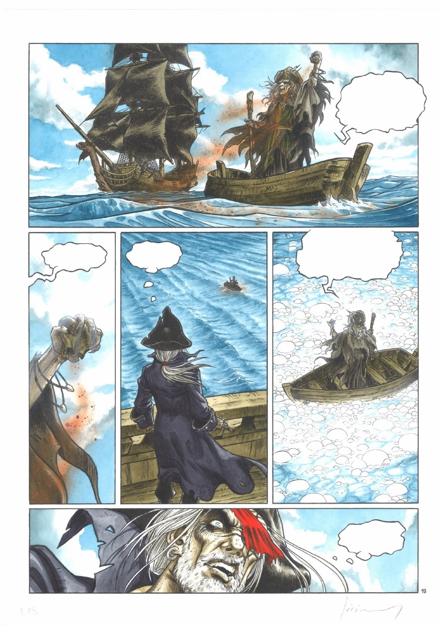 Barracuda tome 3 par Jérémy - Planche originale