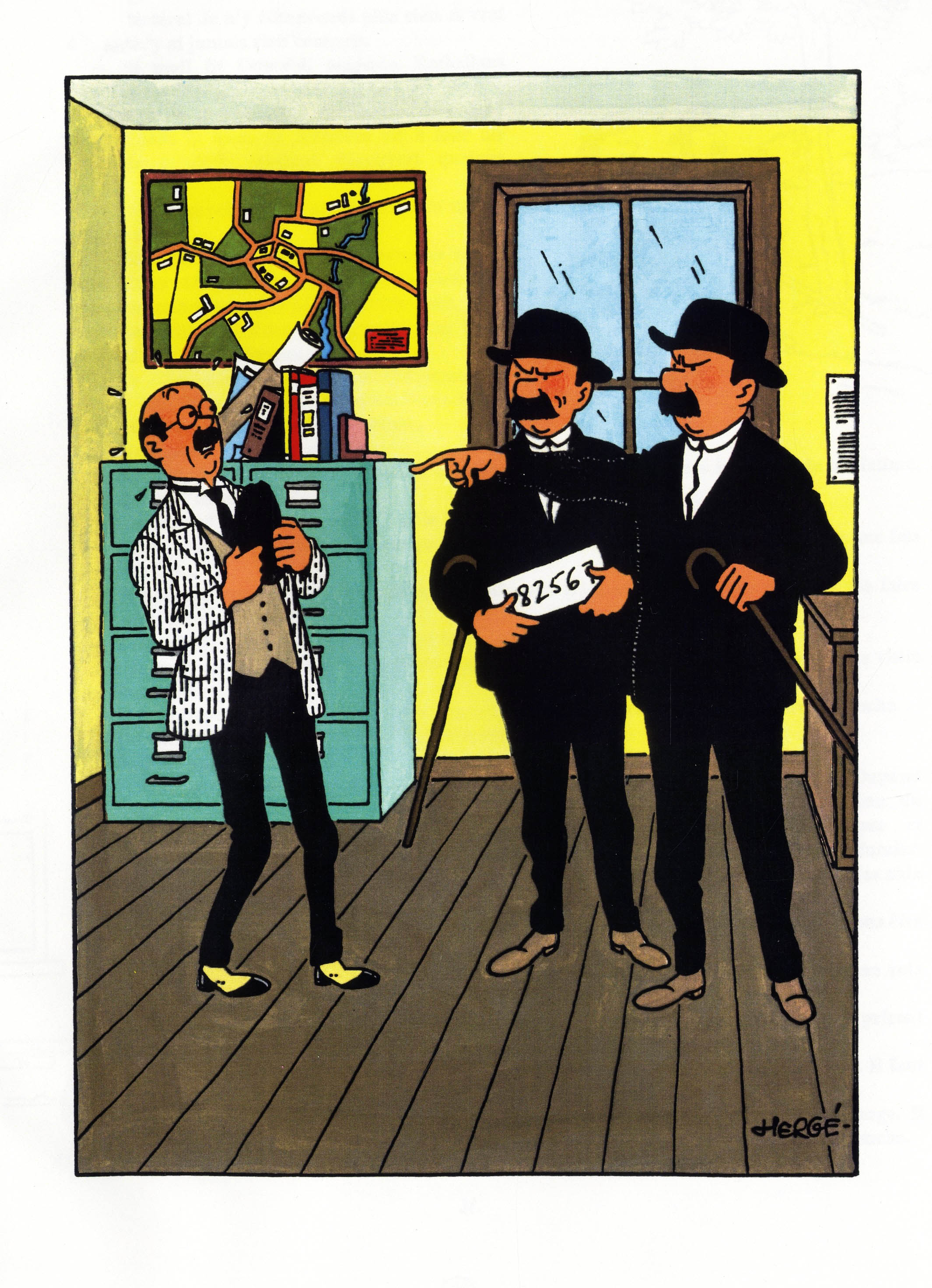 Yves Rodier, Hergé, 1995 - Tintin / Kuifje - Dupont et Dupond / Jansen ...