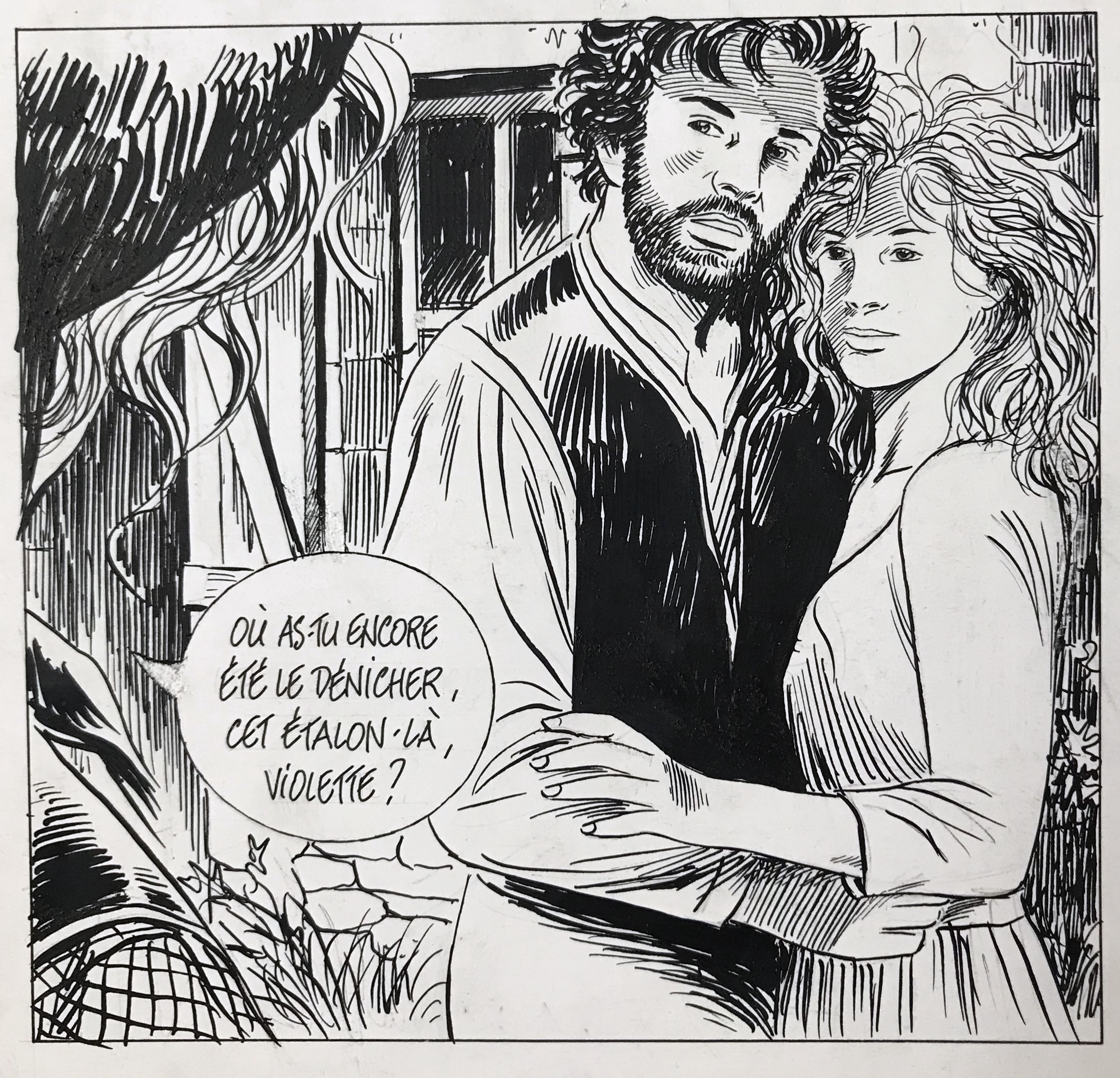 Jean-Claude Servais, Tendre Violette - 5. Lucye - Planche originale