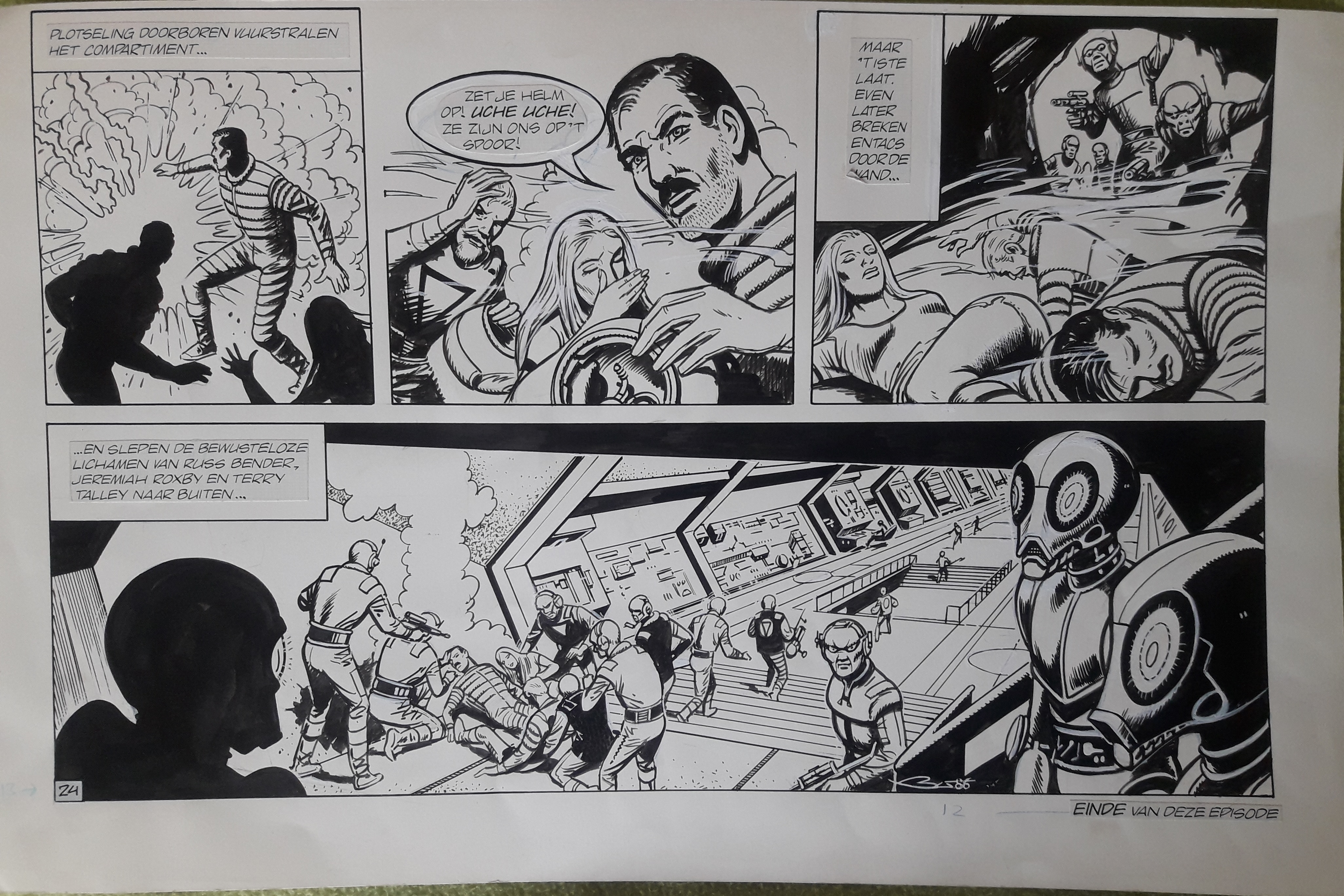 Russ Bender par Bert Bus - Planche originale