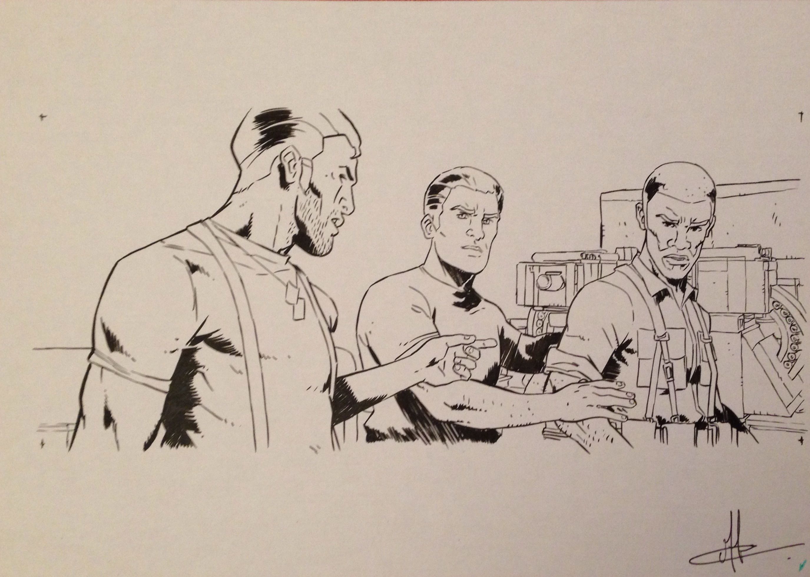 Dédicace Afif Khaled - Les divisions de Fer - T2- Pacific Invasion ...