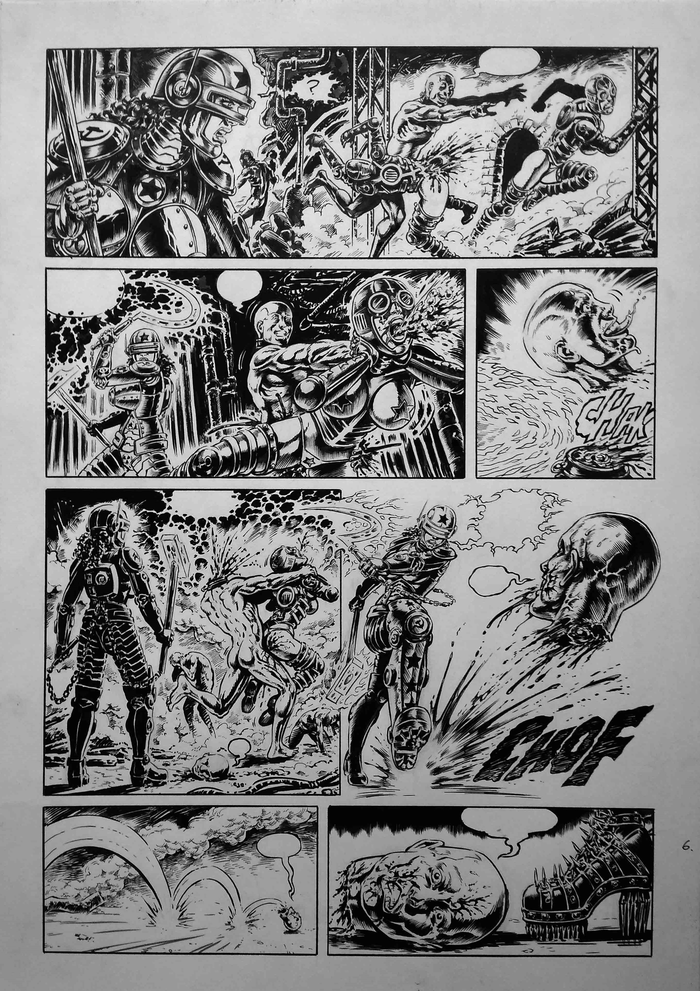 Raúlo Cáceres, Planche originale de Domina Rebus Sadomatrix - Planche ...