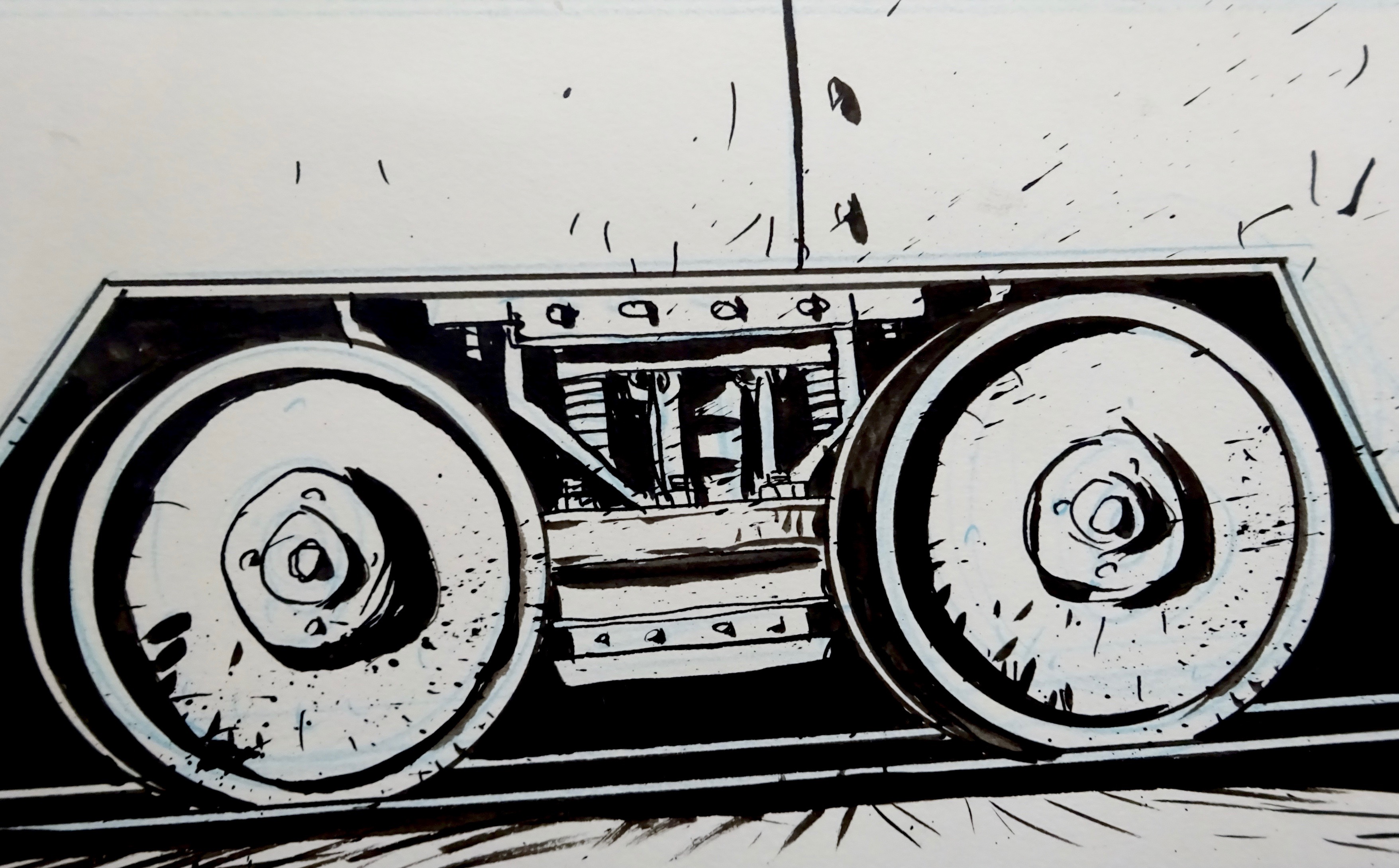 Jeff Lemire, Essex County - Book 2: Ghost Stories - Planche originale