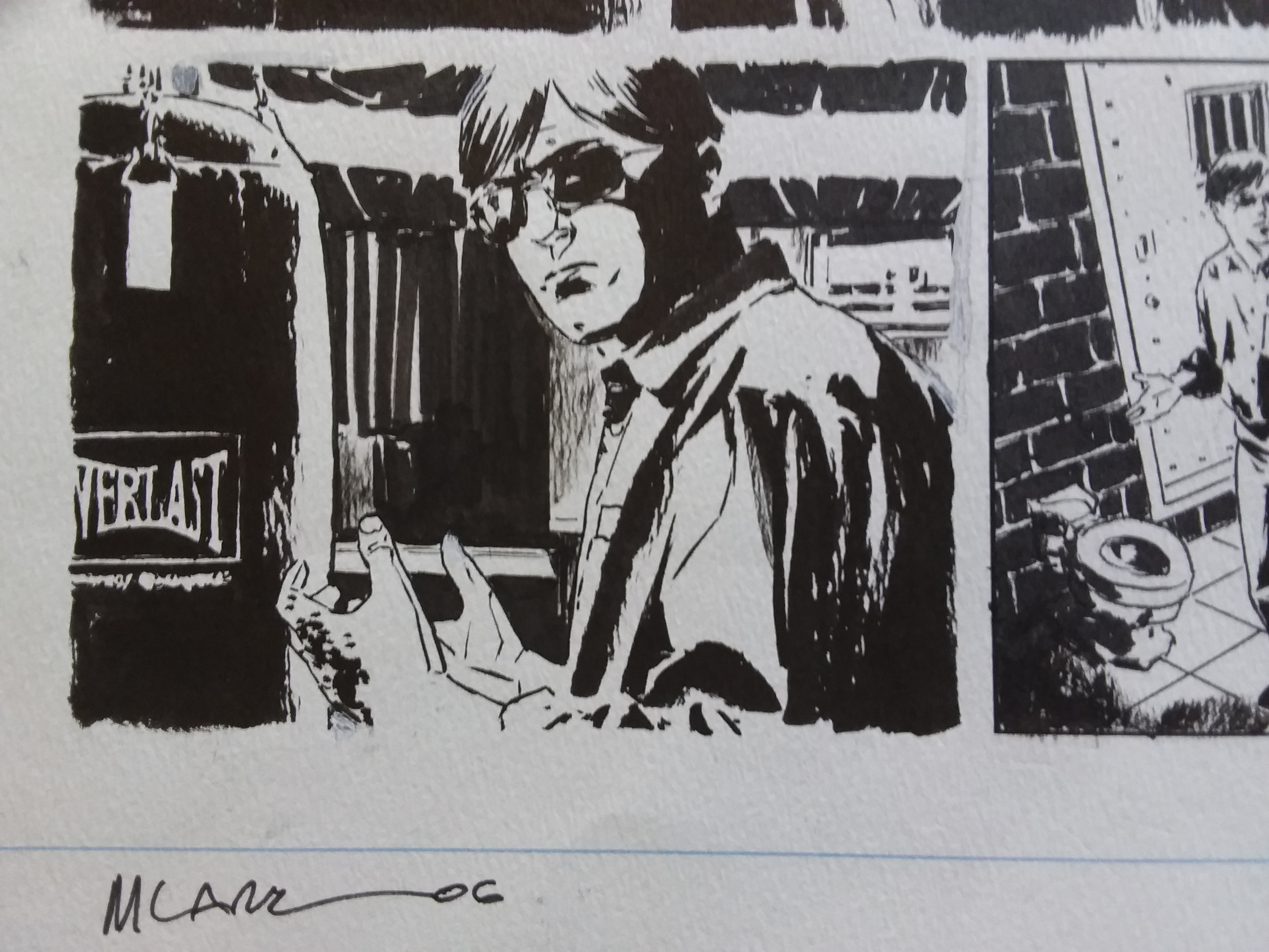 DAREDEVIL # 83 p.9 par Michael Lark - Planche originale