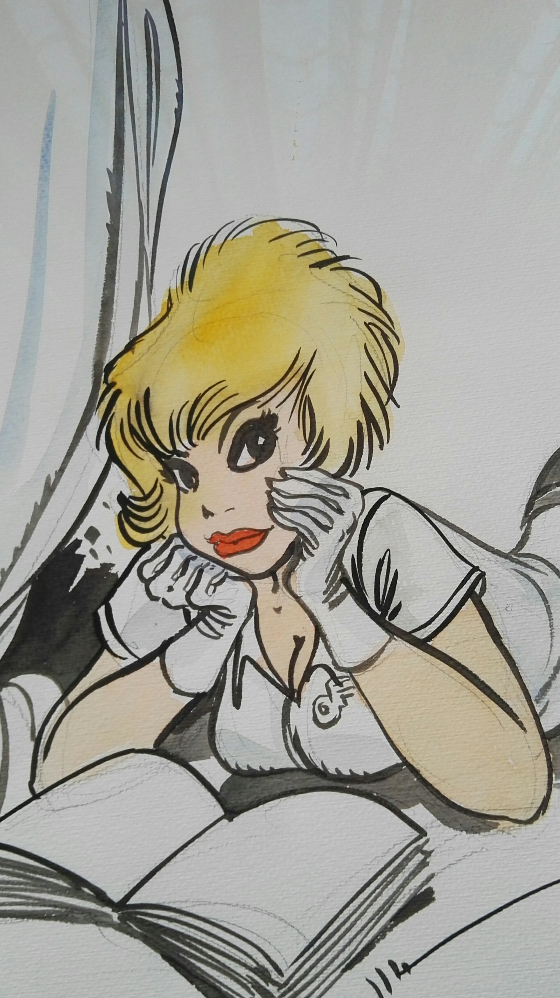 Natacha by François Walthéry - Illustration