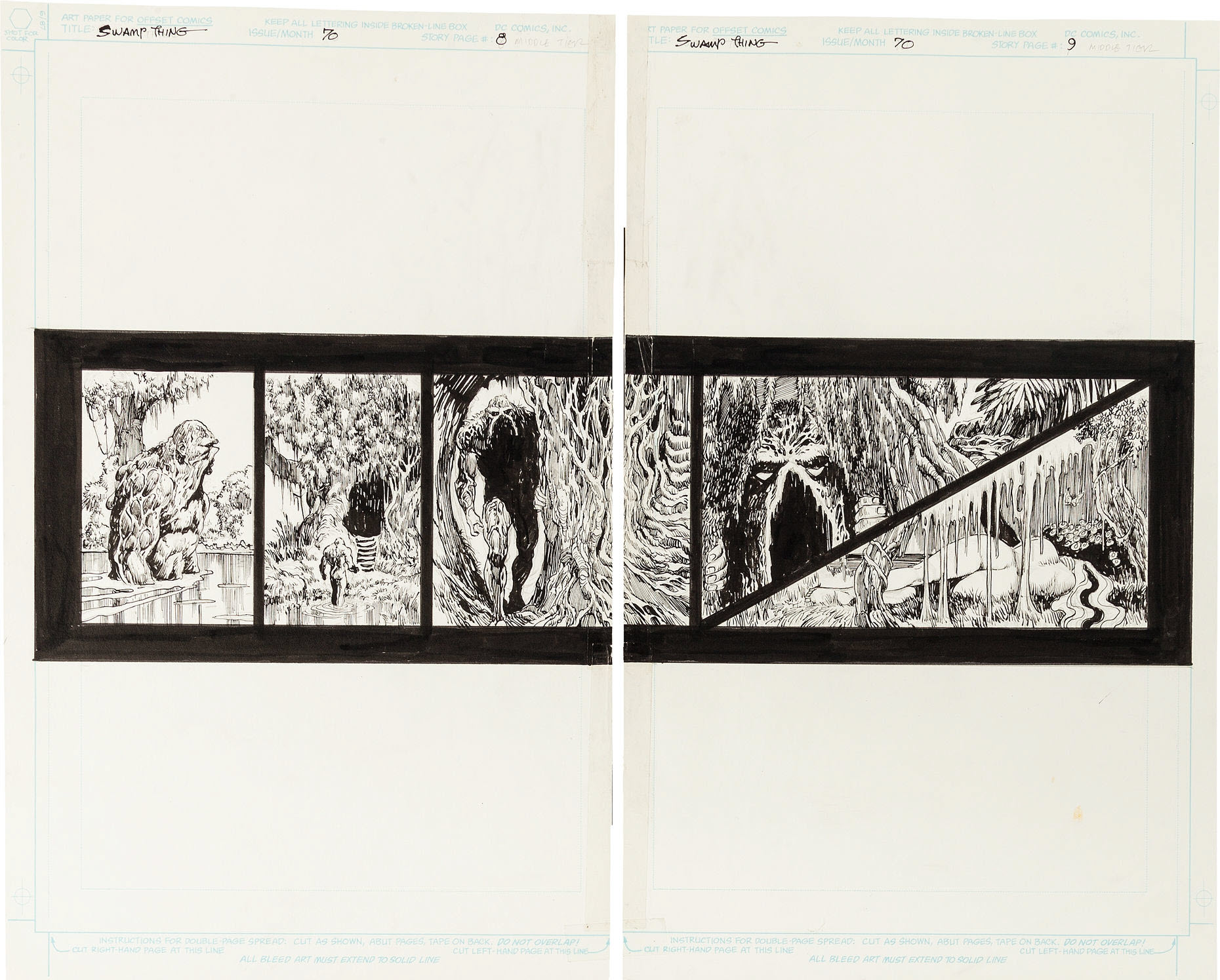 Rick Veitch, Alfredo Alcalá, Swamp Thing vol. 2 #70, p. 8-9 - Planche ...