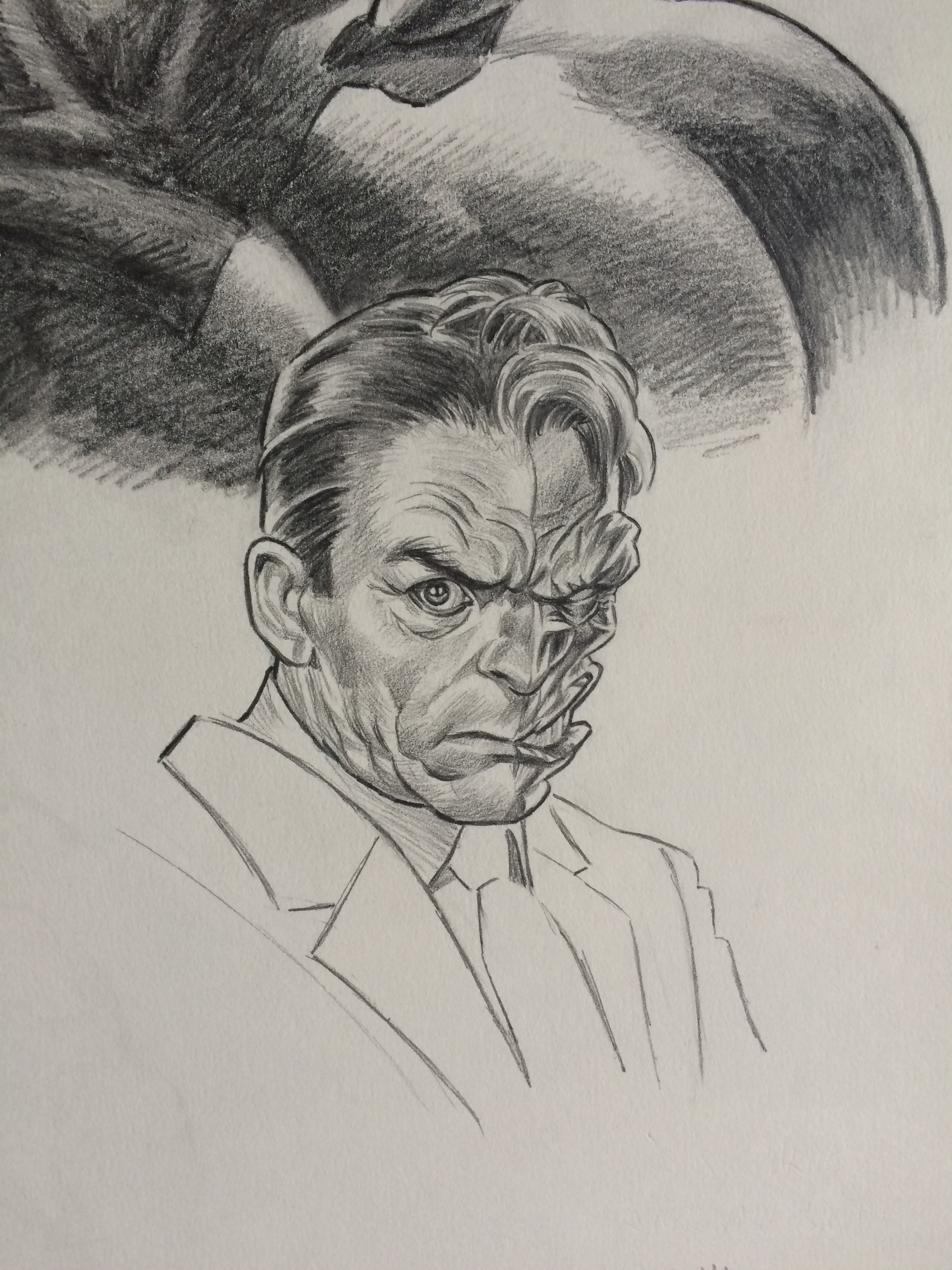 Batman par Thomas Frisano - Illustration originale