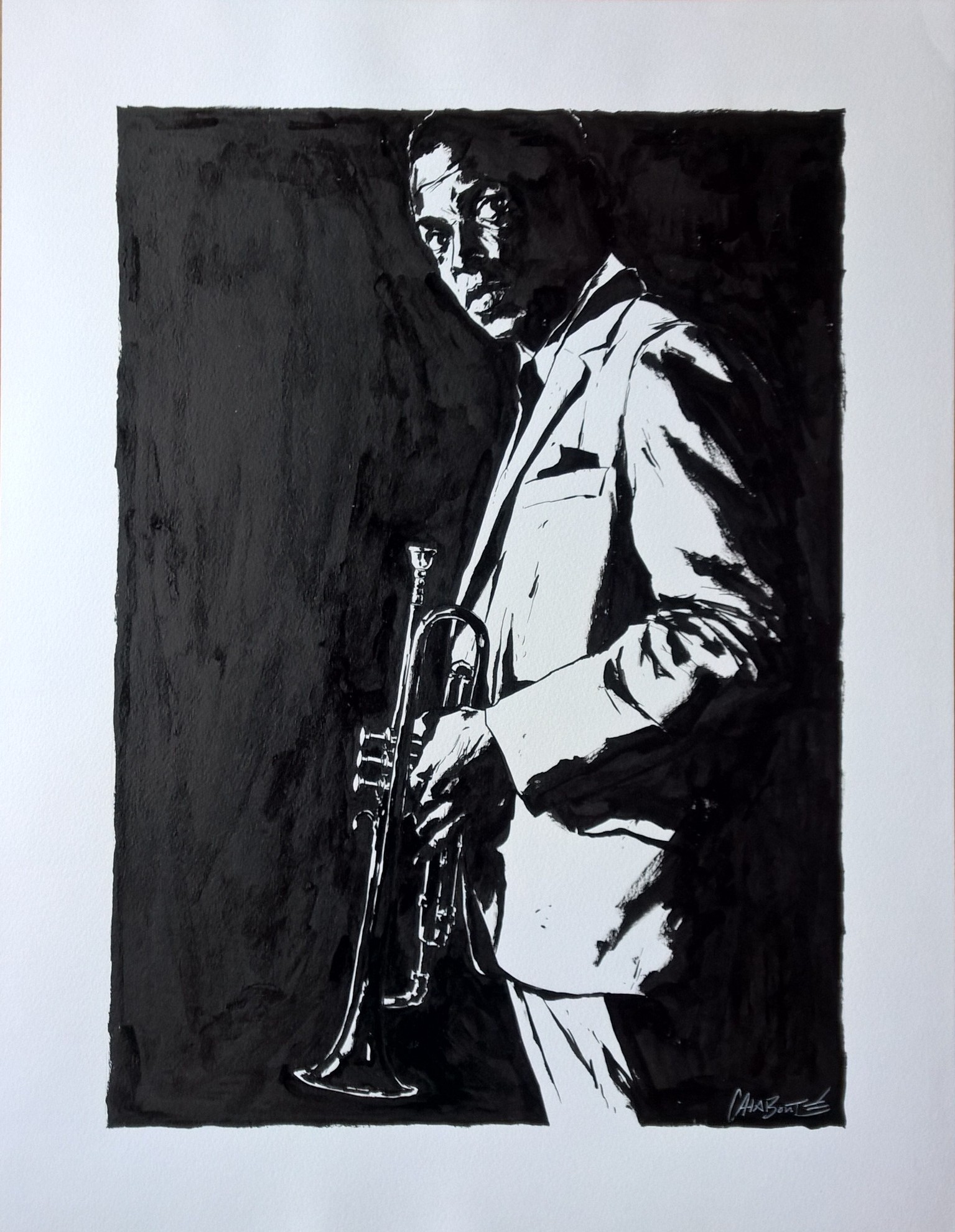 Christophe Chabouté, 2017 - Trait de jazz : Miles Davis - Illustration ...