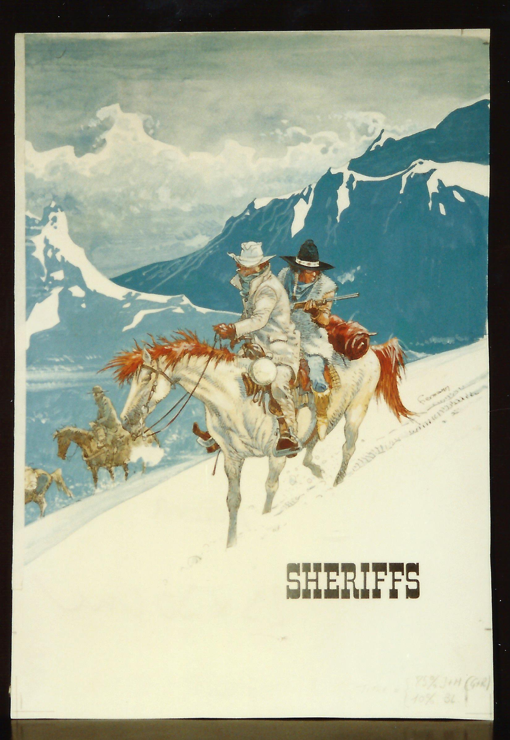 Hermann, Comanche : Les sheriffs. - Couverture originale