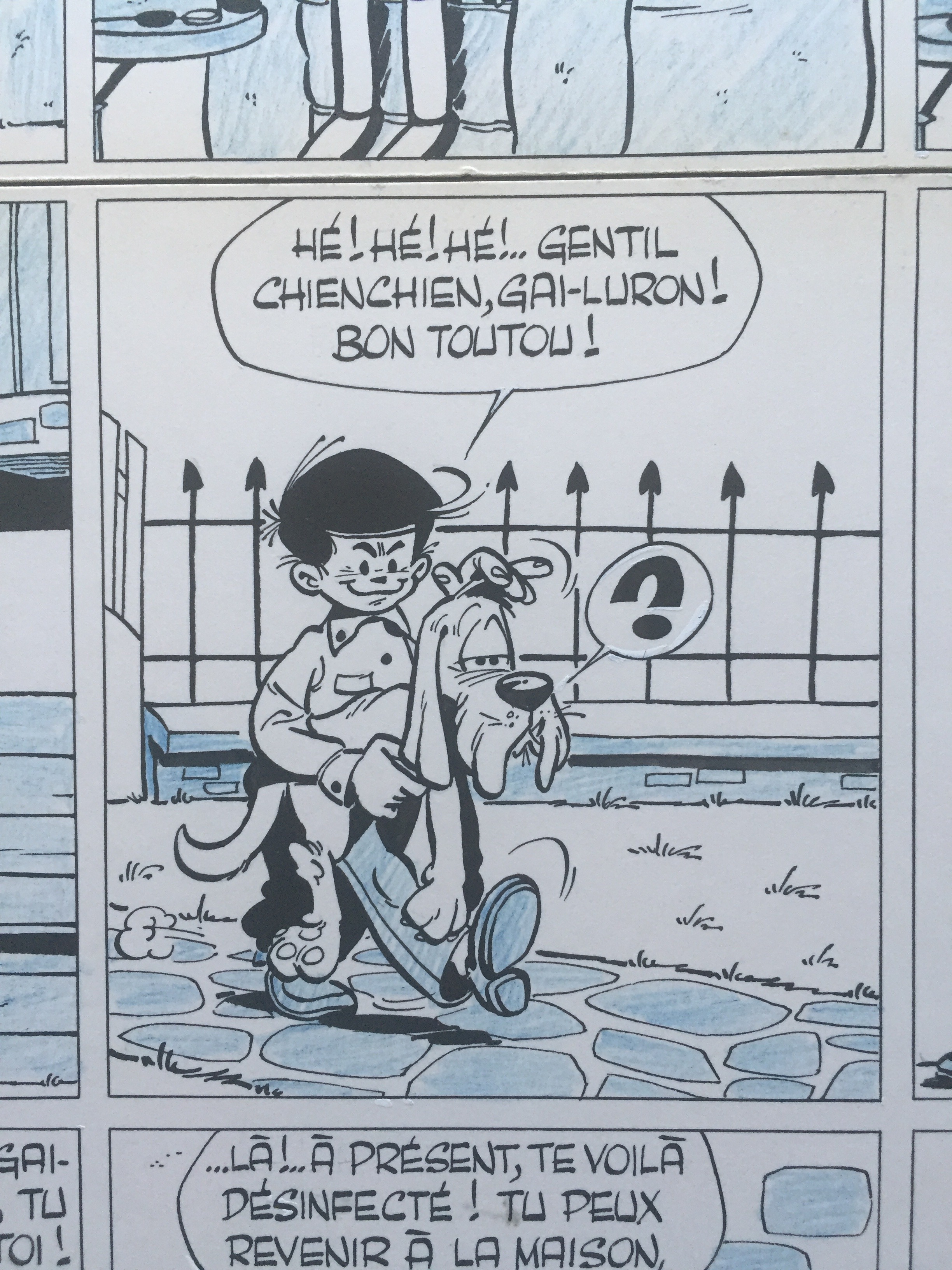 Nanar et Jujube par Gotlib - Planche originale