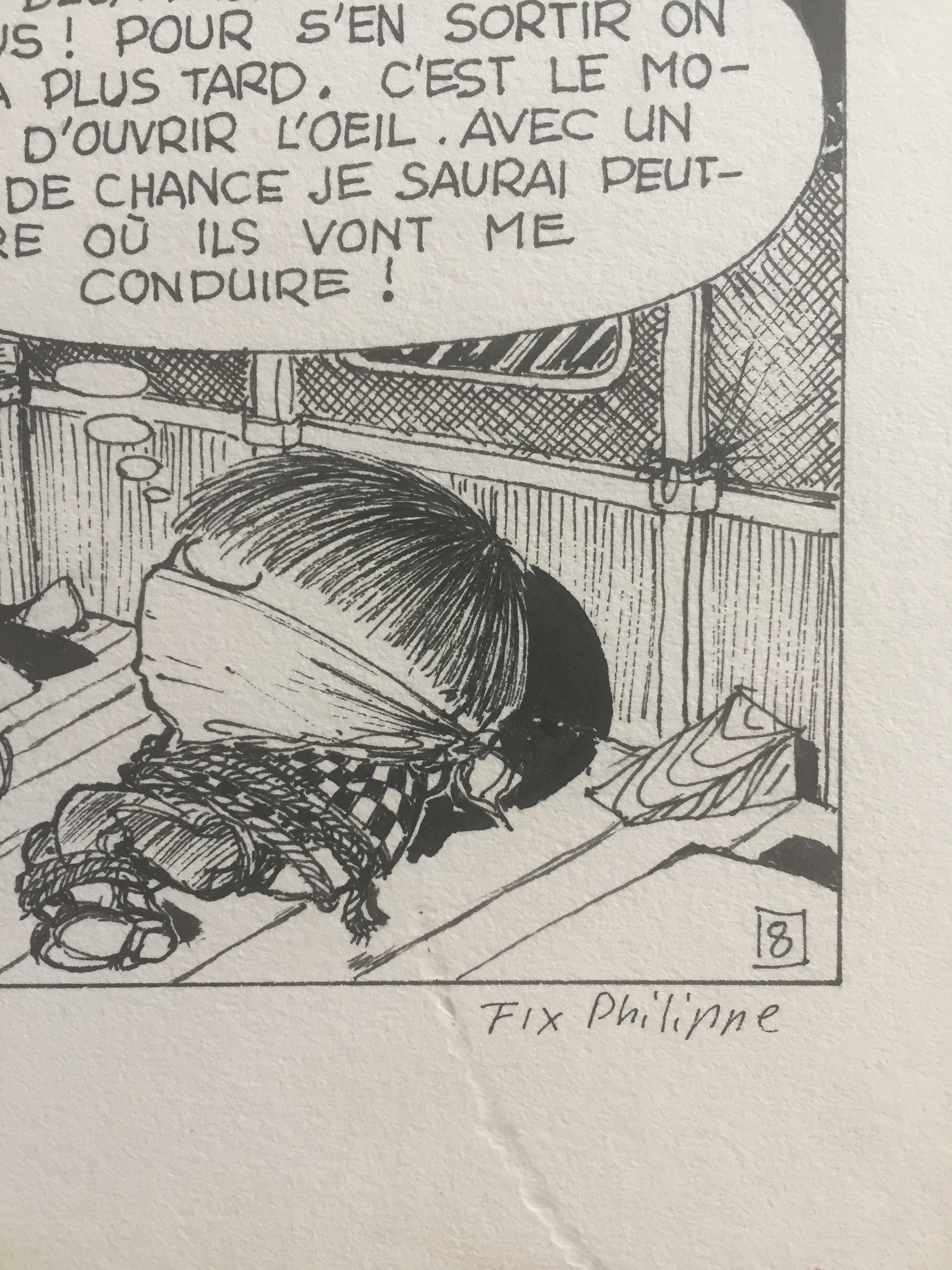 Chouchou par Philippe Fix - Planche originale