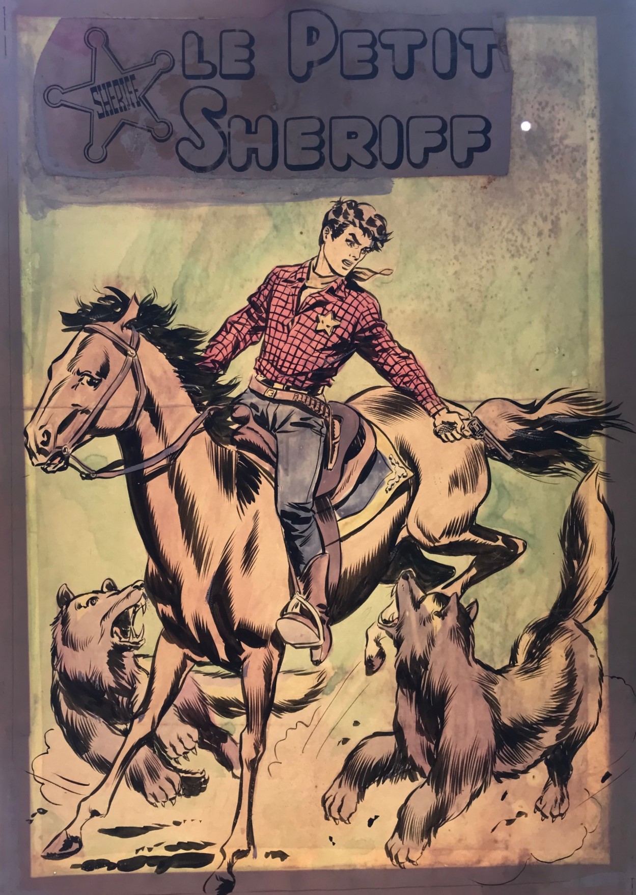 Carlo Marcello, Le petit sheriff n° 14 - Couverture originale