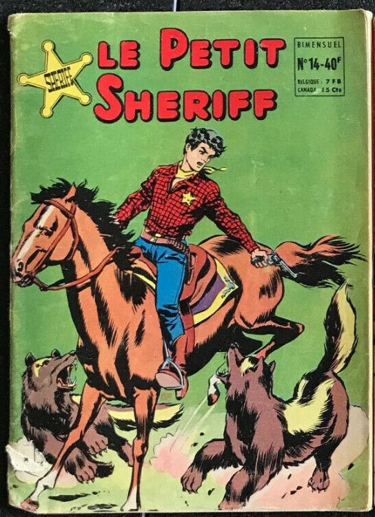 Carlo Marcello, Le petit sheriff n° 14 - Couverture originale