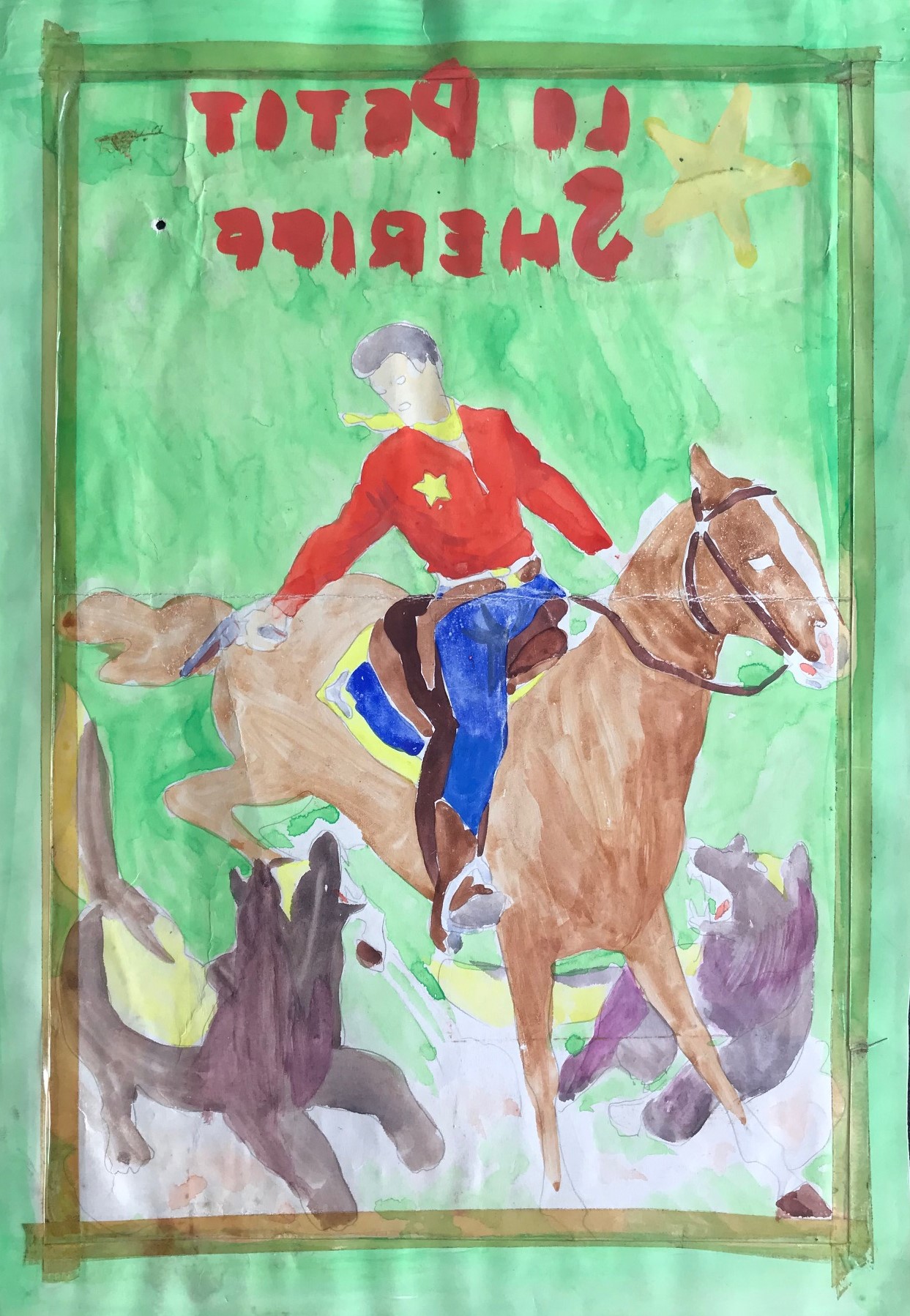 Carlo Marcello, Le petit sheriff n° 14 - Couverture originale