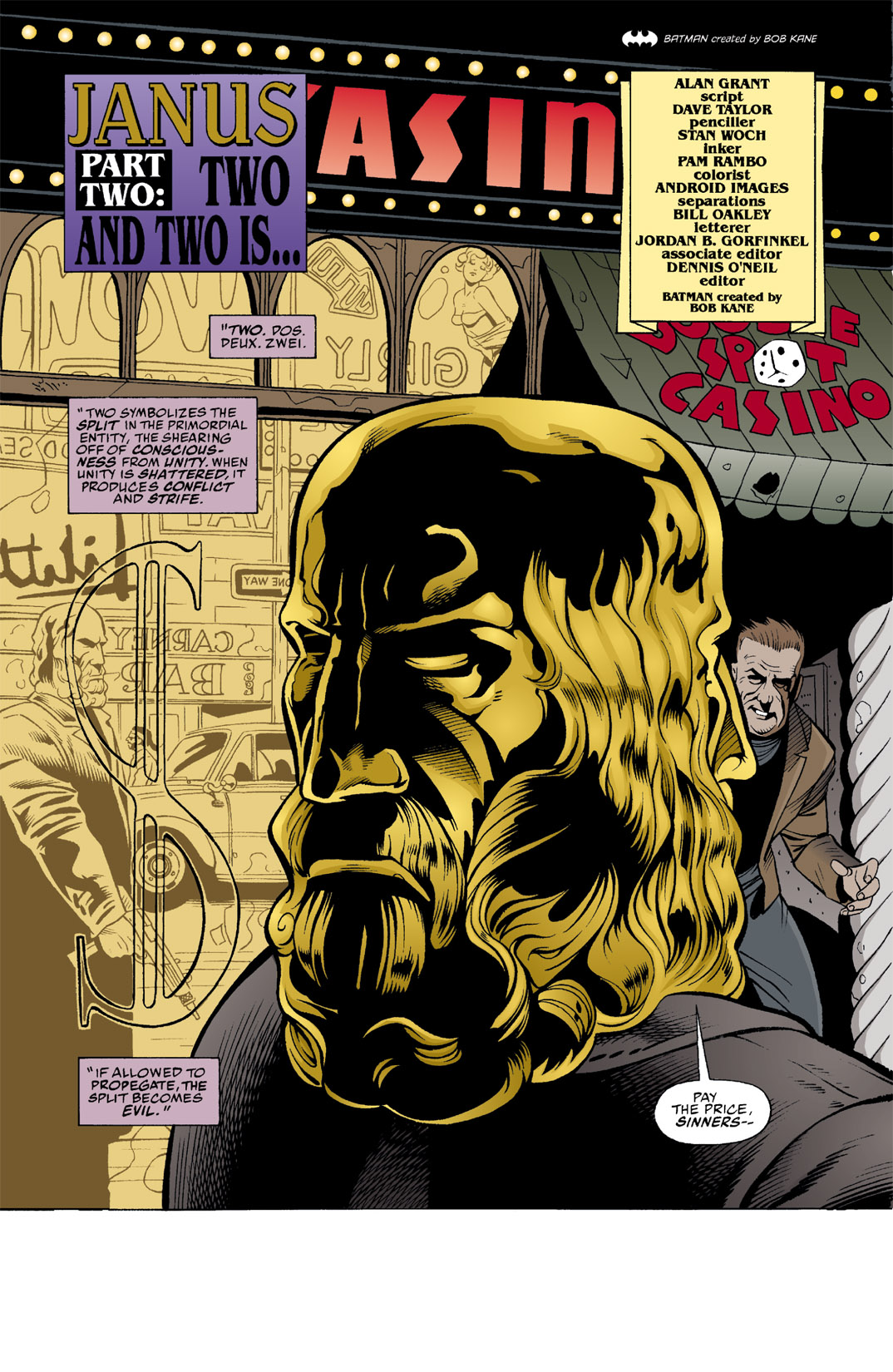 Dave Taylor, Alan grant, Stan Wock, Pam Rambo, Dave Taylor, DC Comics ...