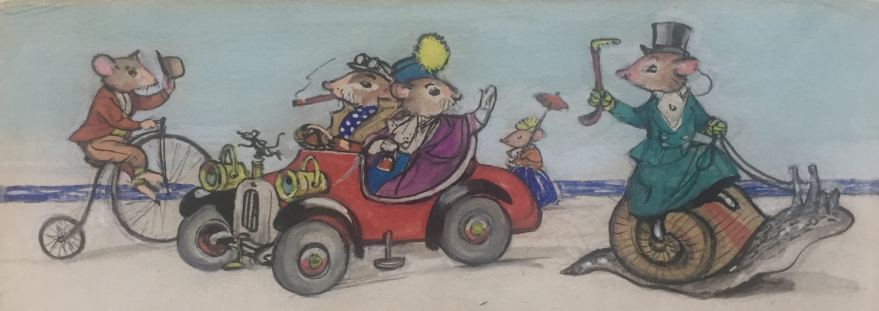 Philip Mendoza, The Town Mouse and the Country Mouse - Illustration ...