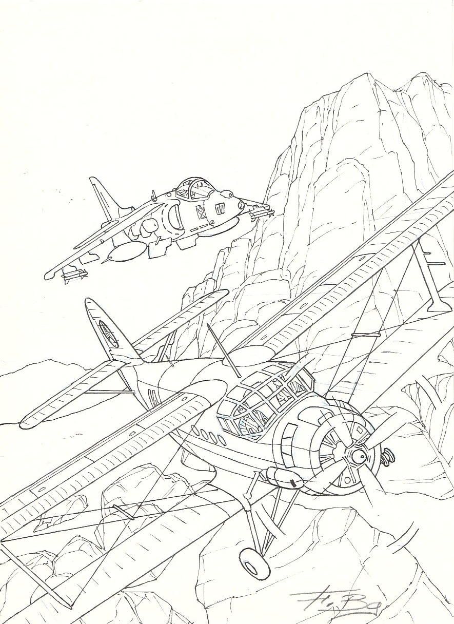 Francis Bergèse, Recherche de couverture - Buck Danny - Tome 52 - Porté ...