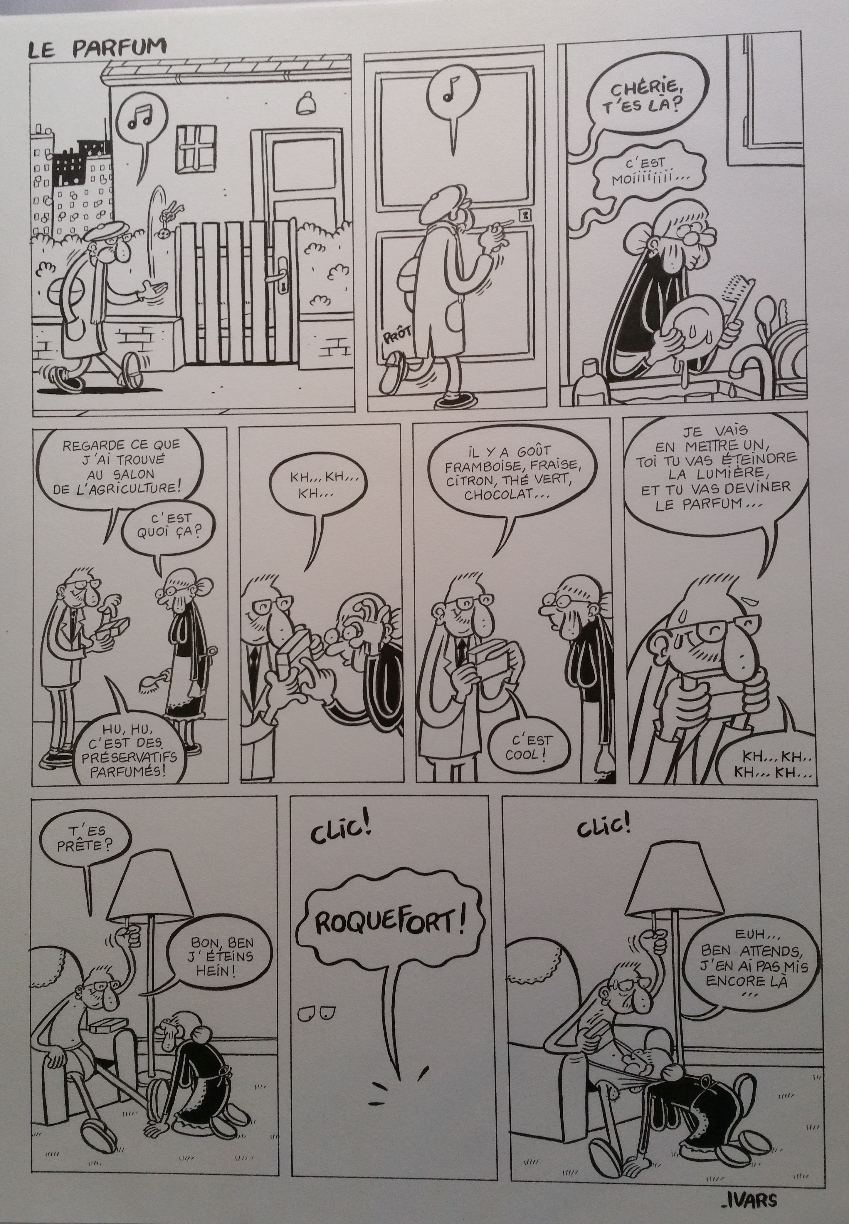 Le parfum par Éric Ivars - Planche originale