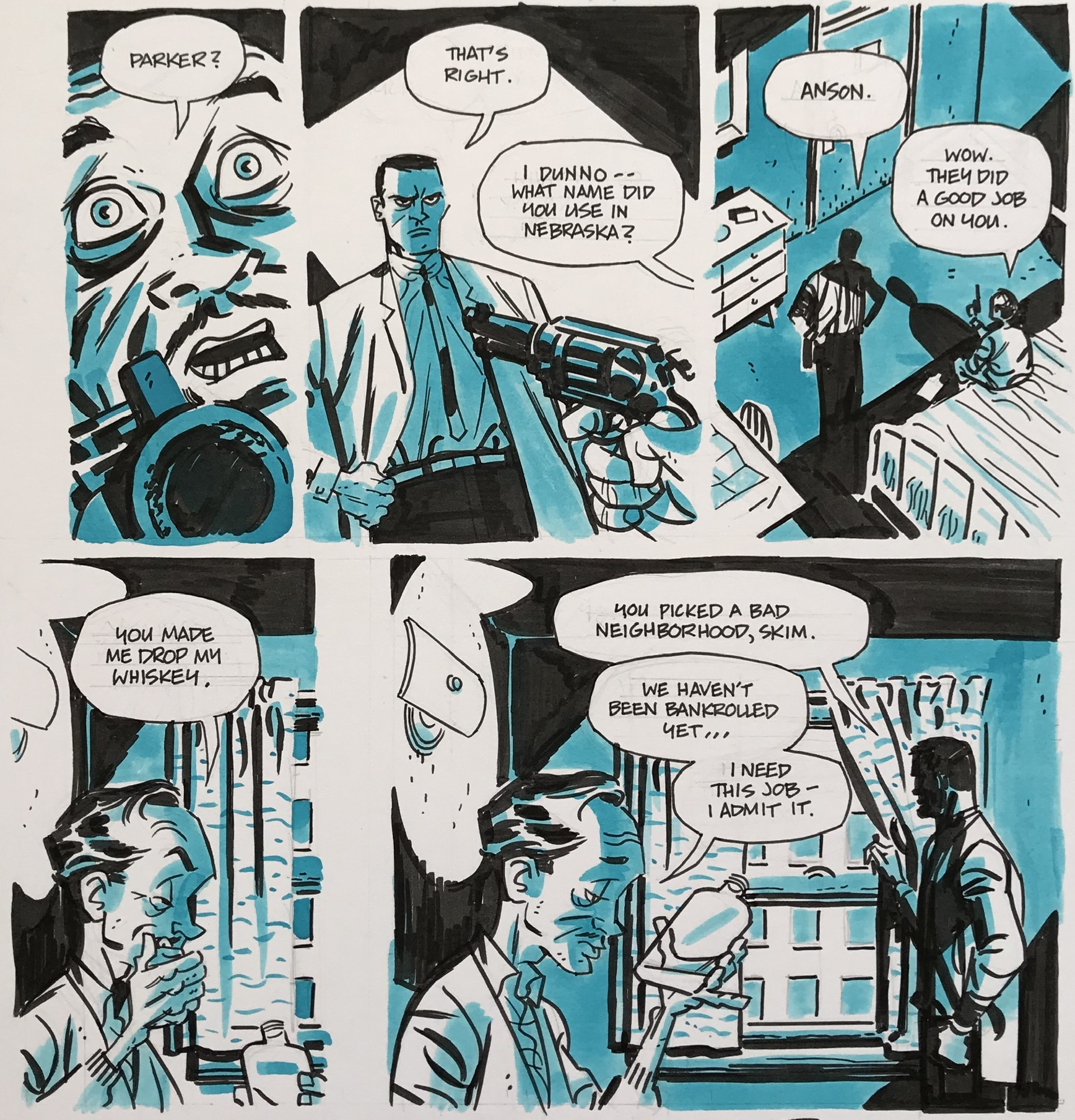 Darwyn Cooke, Parker - The Outfit - Planche originale