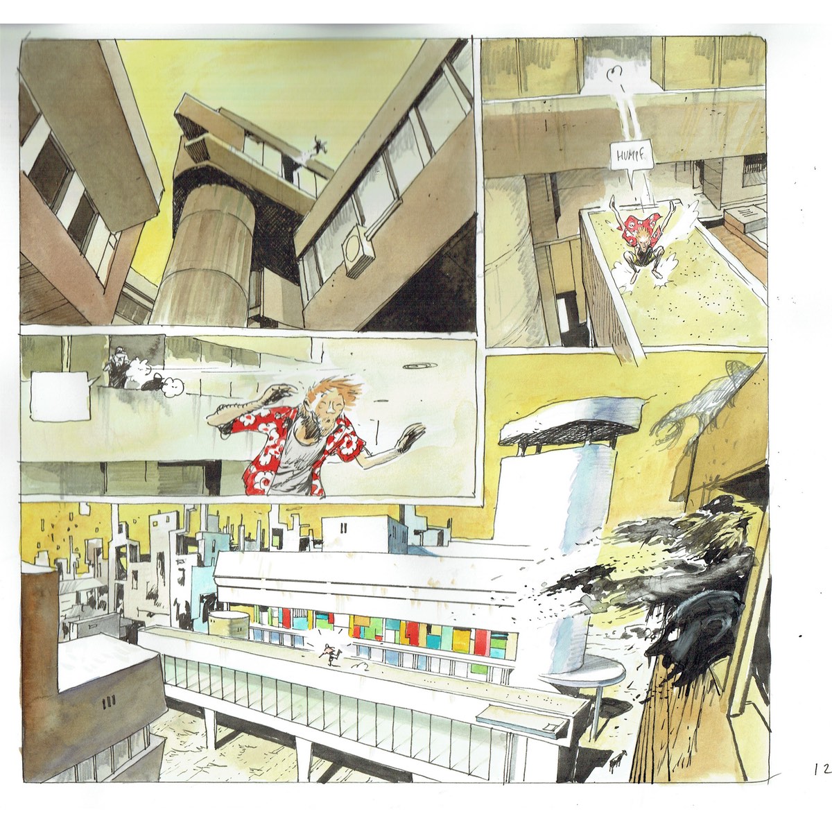 En vente - Benjamin Flao, Planche Originale - Essence - Planche 126 ...