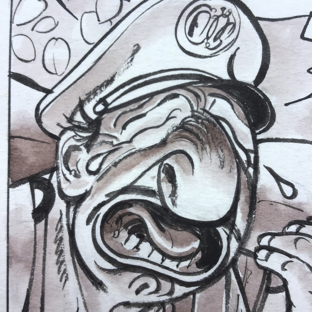 Daniel Goossens, DANS L'ENFER VERT - pl.2 - Planche originale