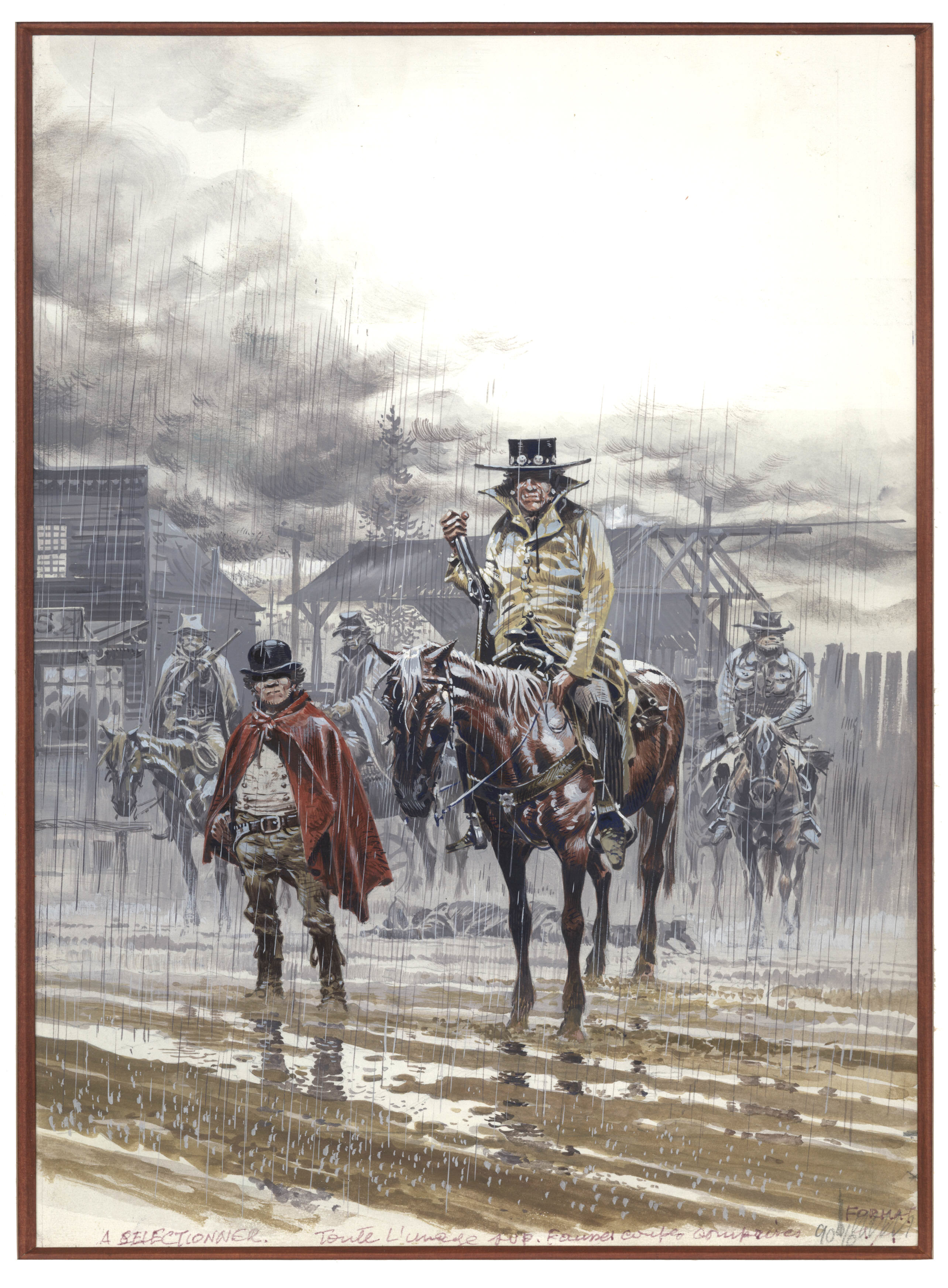 Hermann, Comanche 5 - Le Desert sans Lumière - Couverture originale